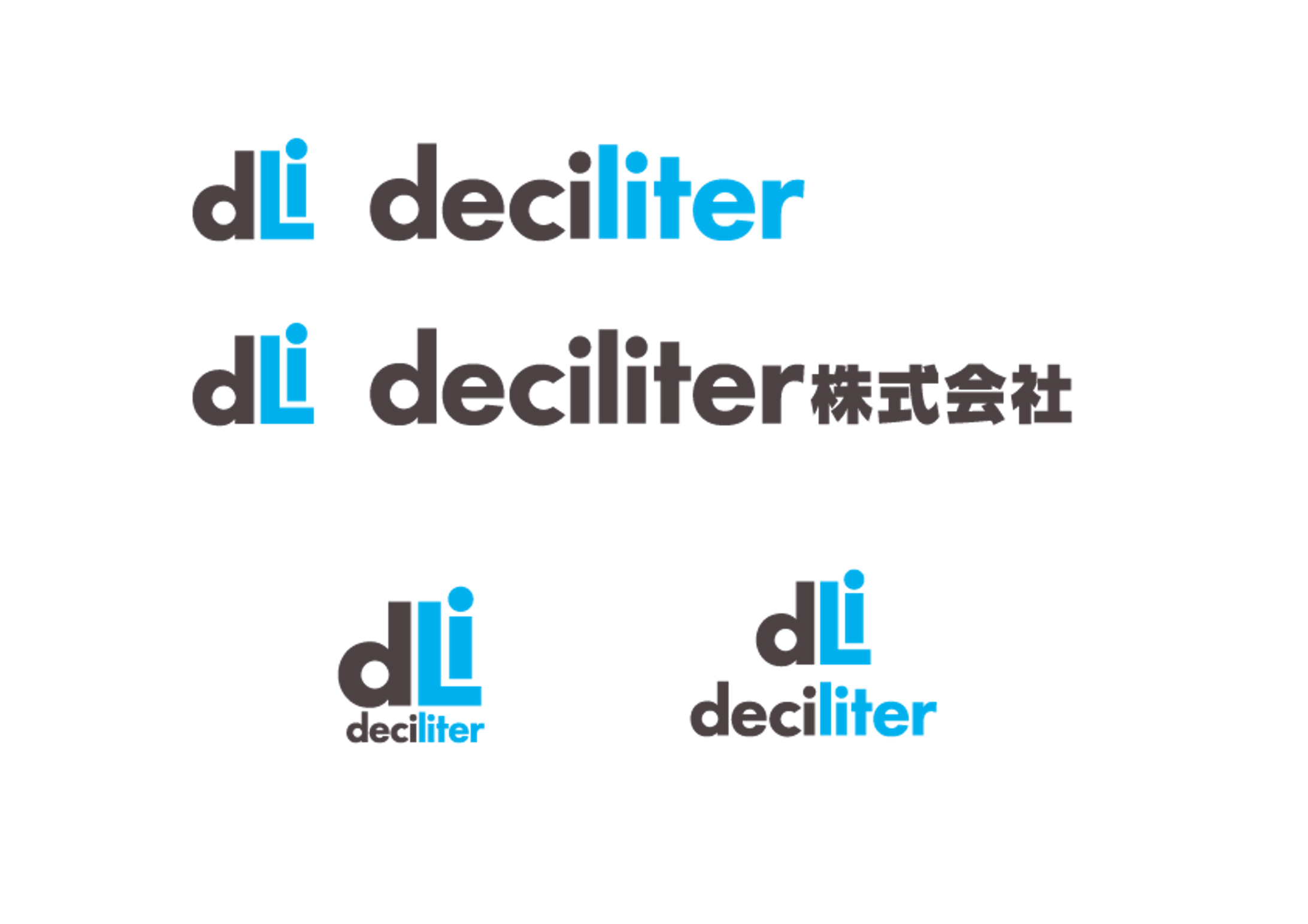 deciliter ロゴ制作