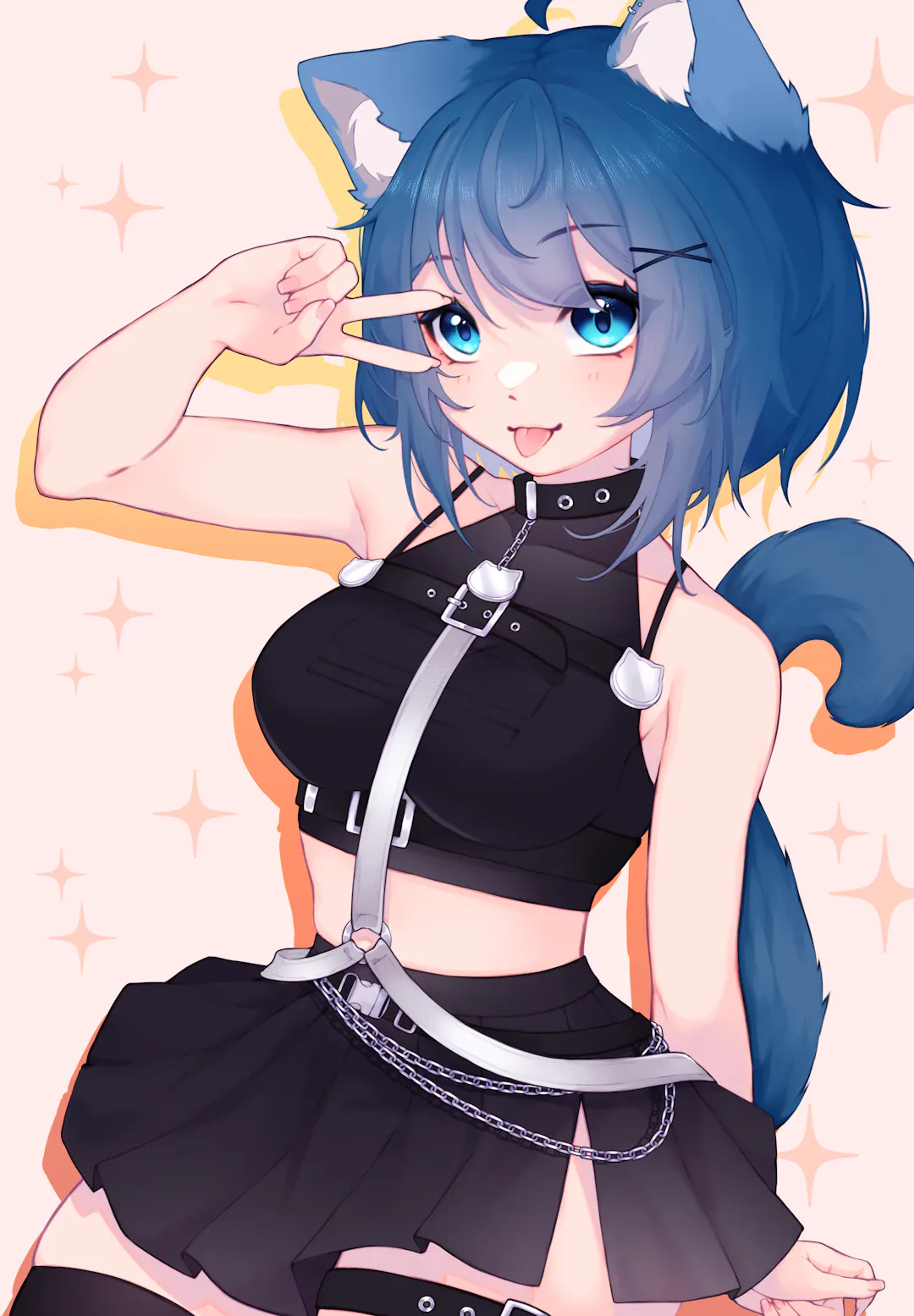Illustration commission for TsunamiCatVT