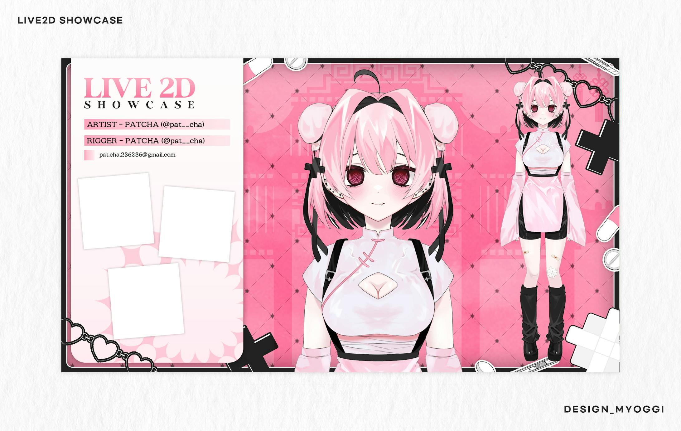 LIVE2D SHOWCASE Design