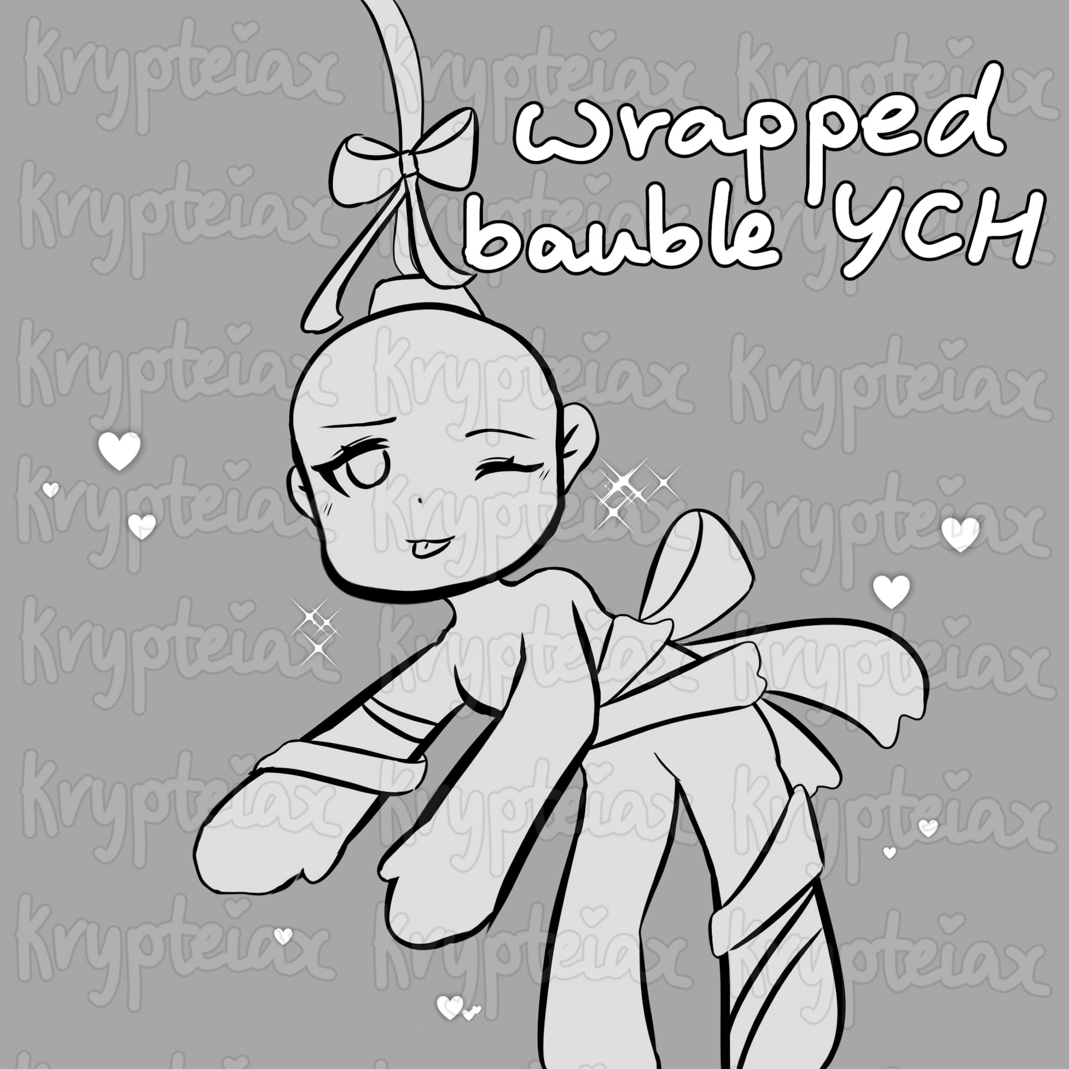 wrapped bauble YCH + examples