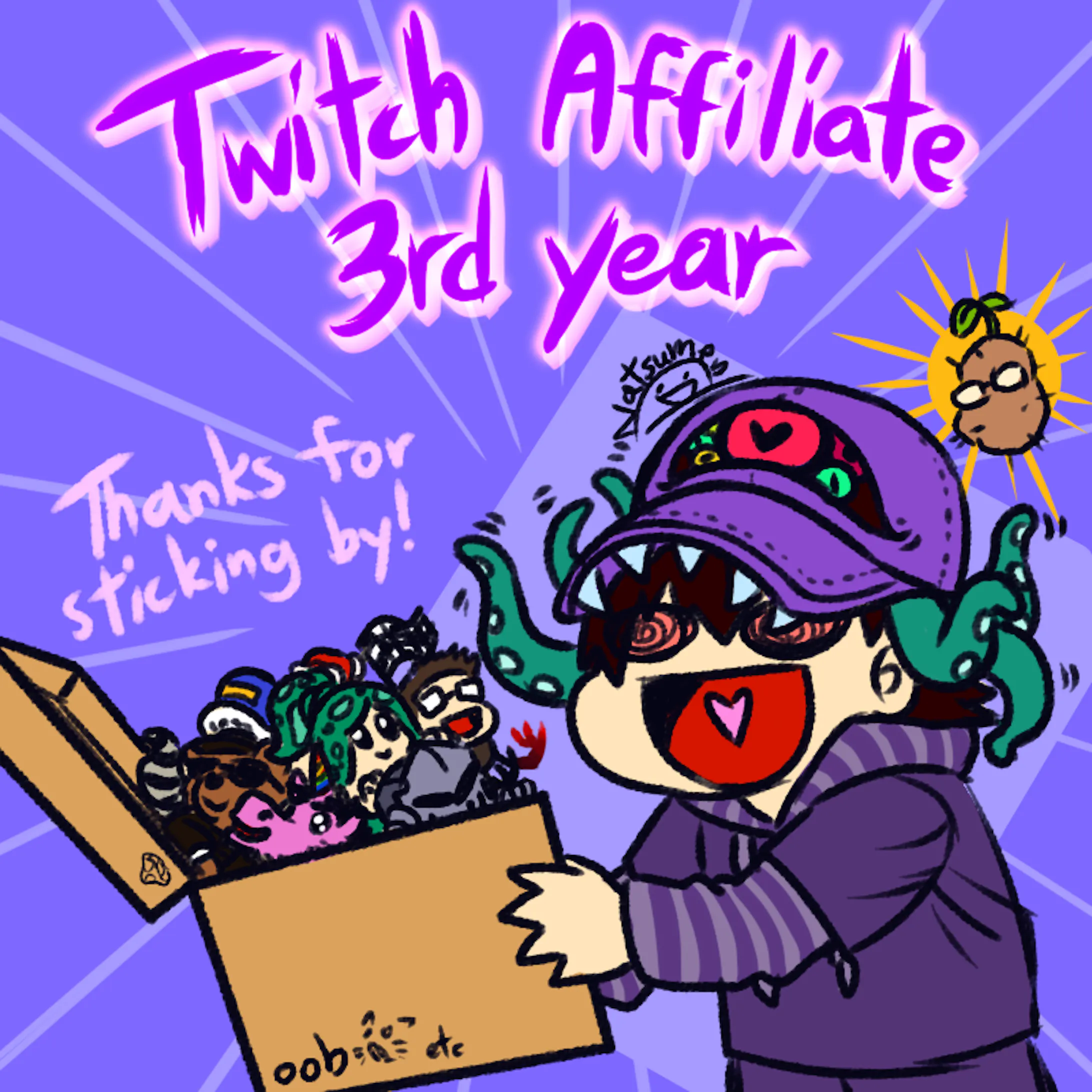 Stream anniversary doodles