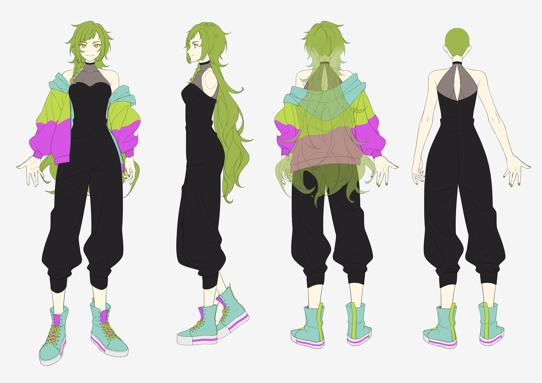 [Vtuber] 三面図制作