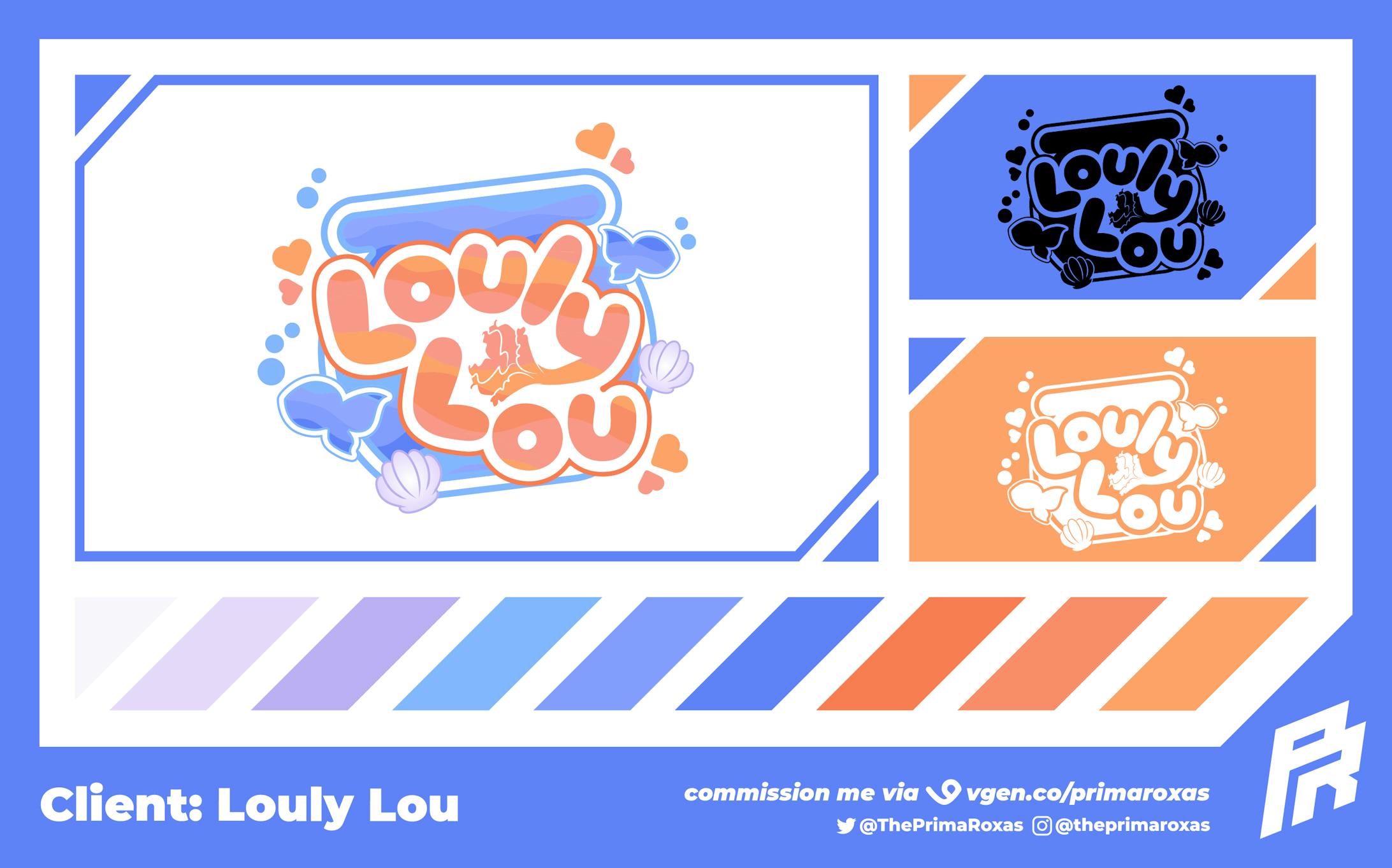 Louly Lou Logo Design