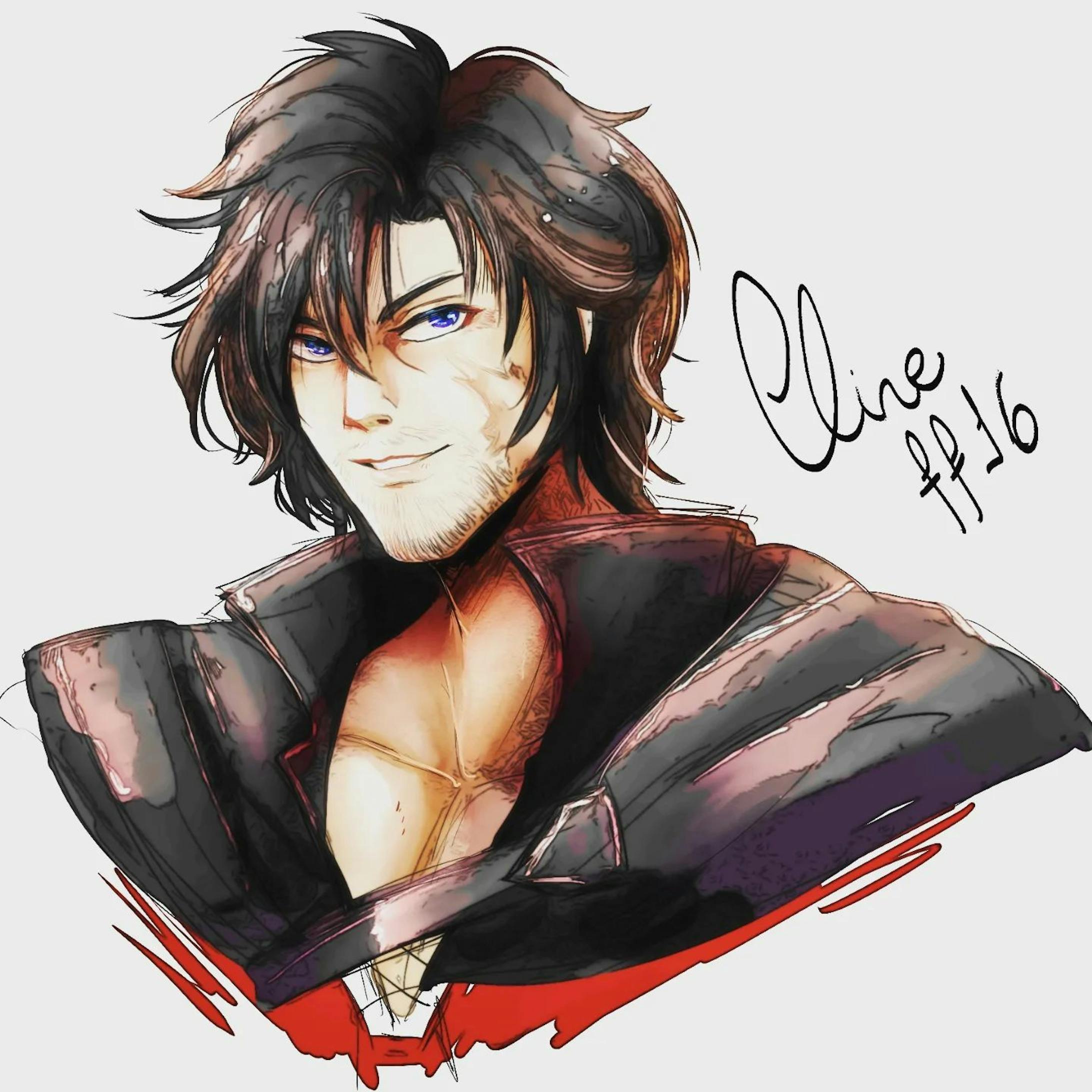 Find the Flame 🔥 Doodle of FFXVI protagonist, Clive #ff16 #ffxvi # ...