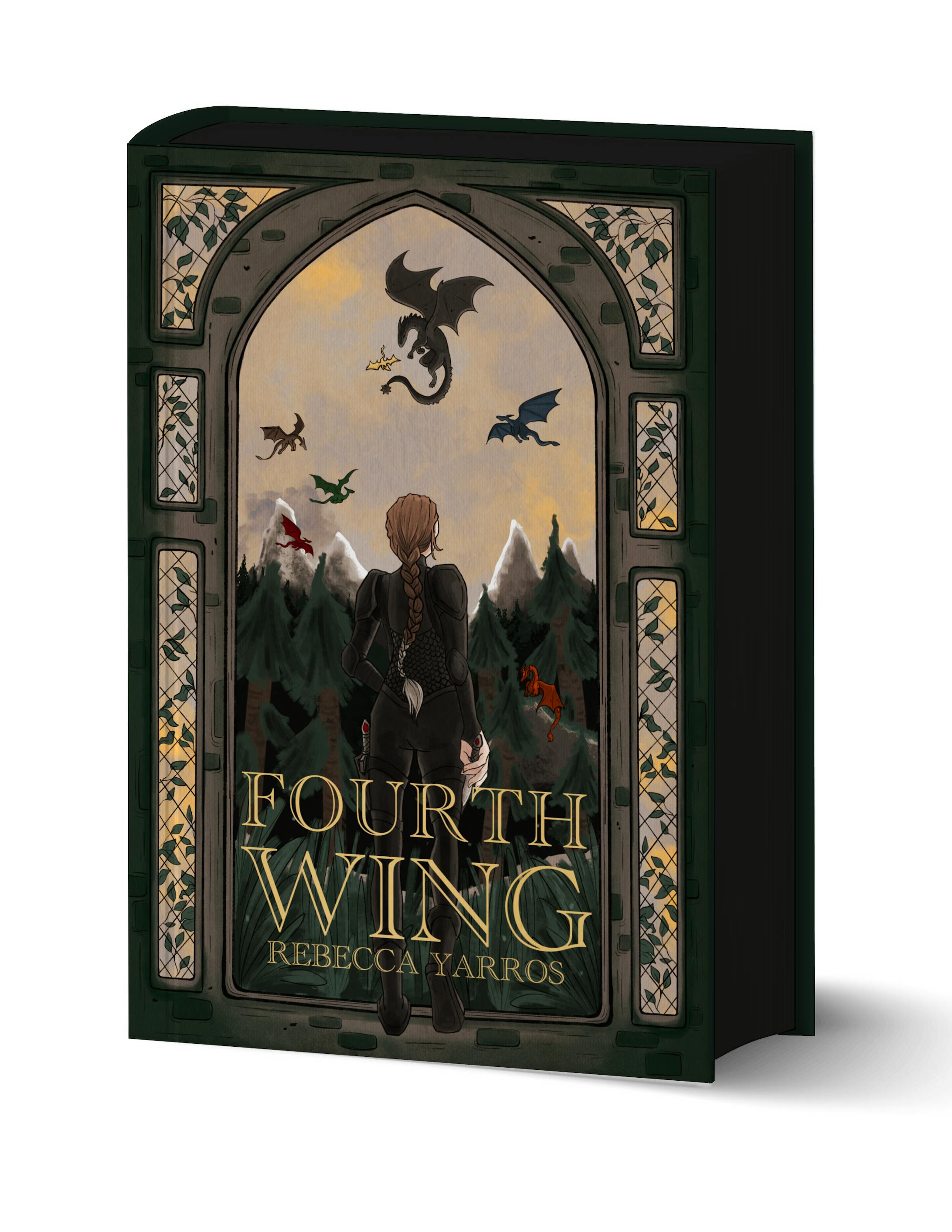 Fan made Book Cover Demo, Fourth Wing