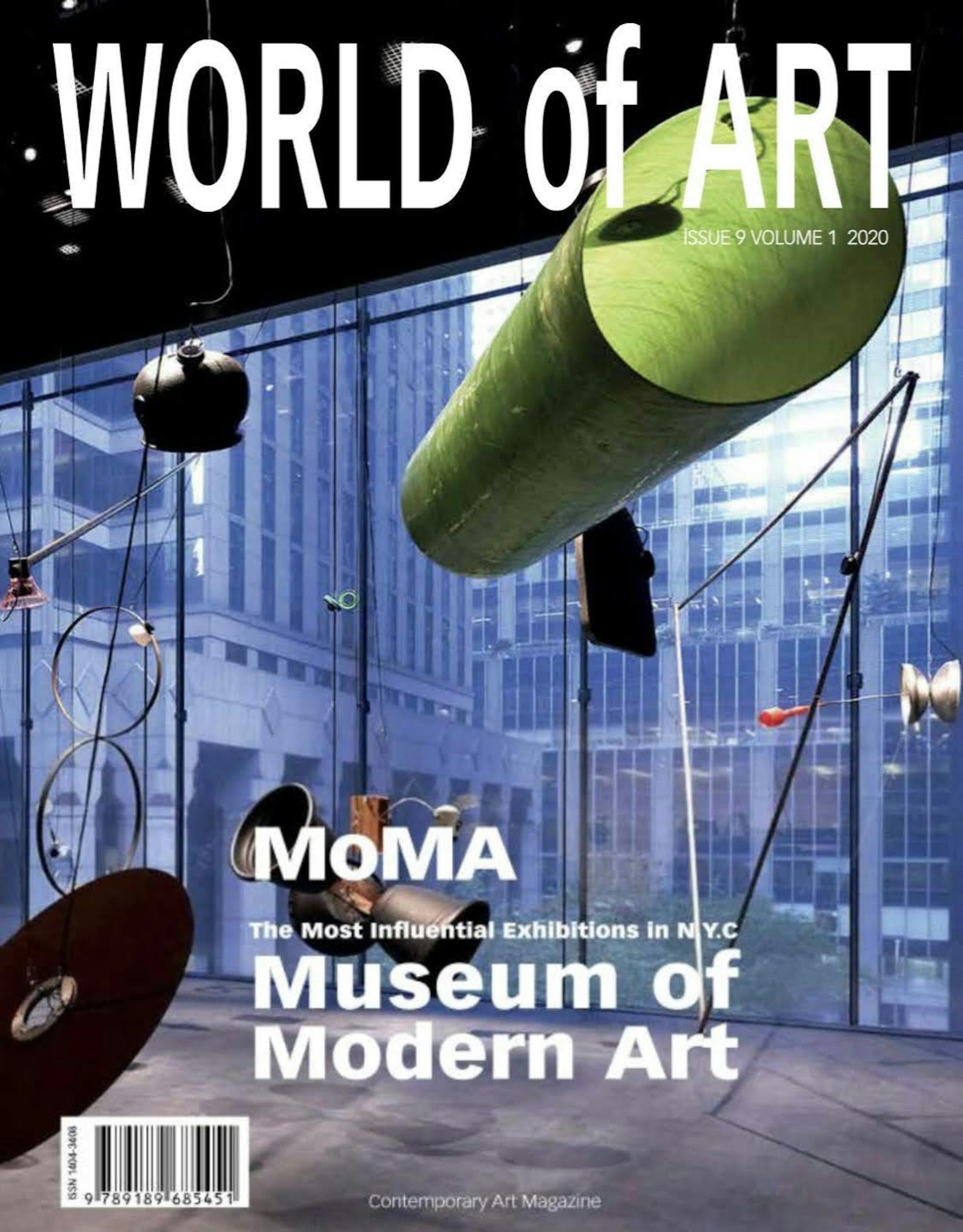 WORLD OF ART CONTEMPORARY ART MAGAZINE ISSUE 9 VOLUME 1 2020
