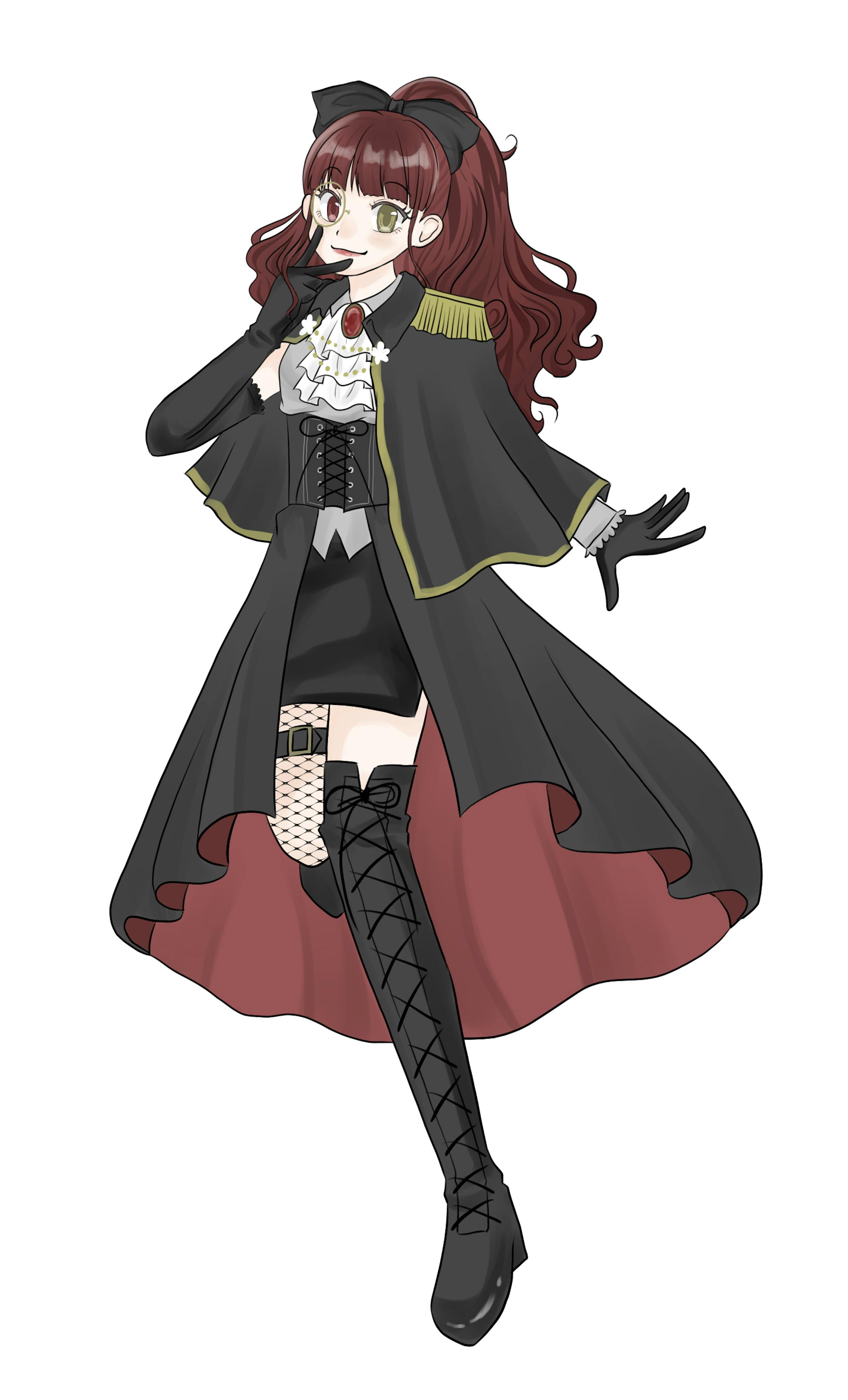 TRPG「レプリカントの葬列」立ち絵（HO1：怪盗）