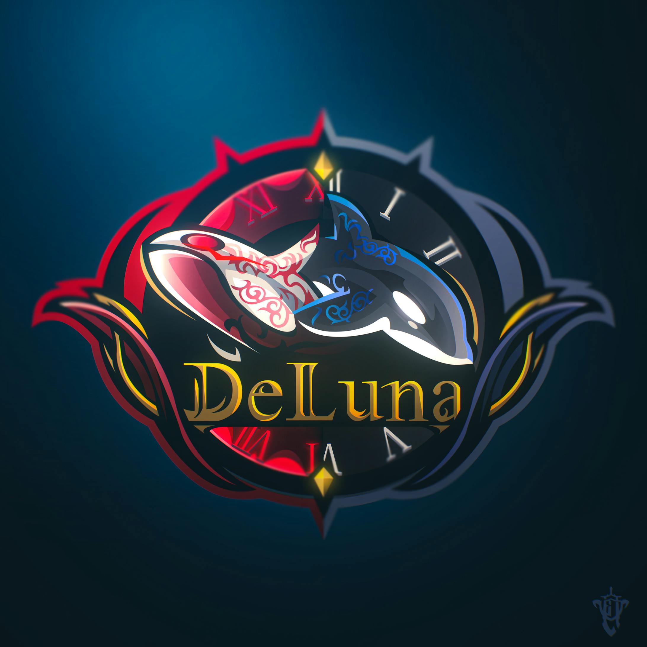クラン DeLuna様 Mascot Logo