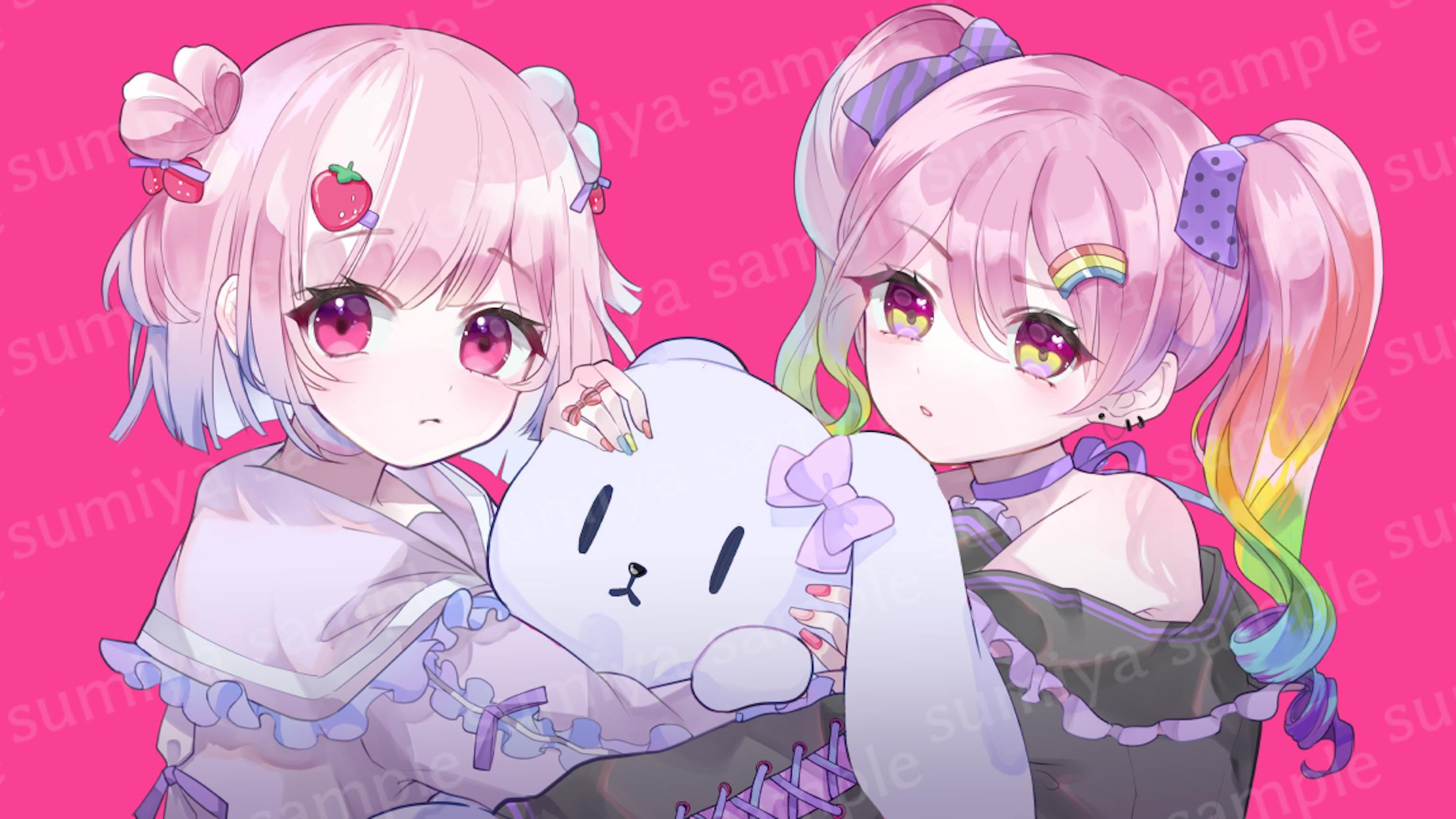 歌ってみたイラスト memell様 苺情りる様