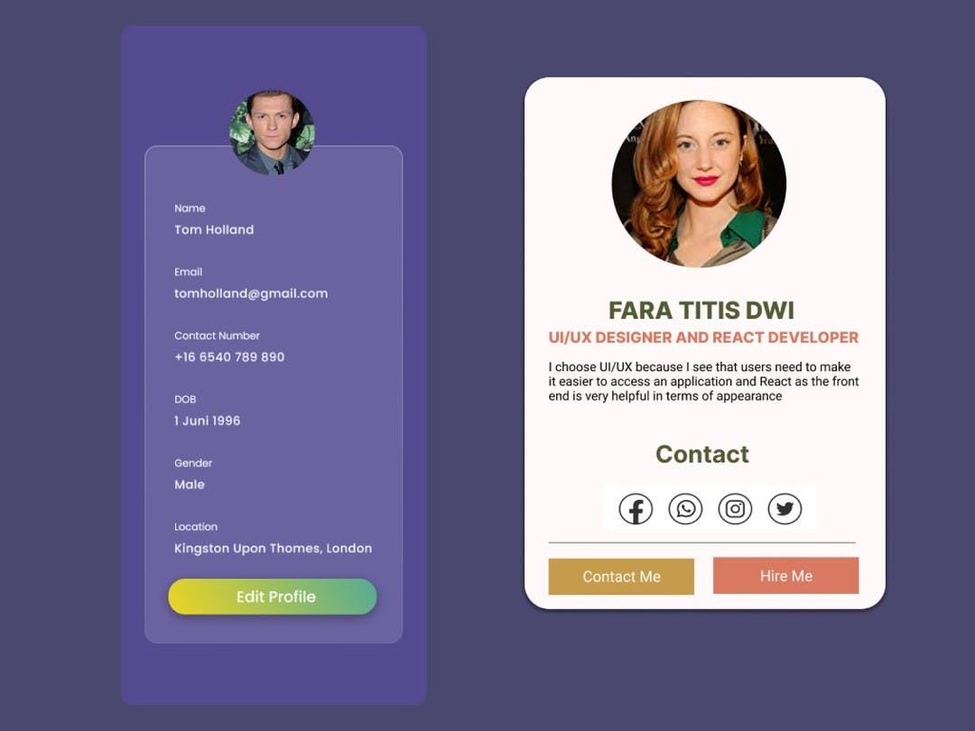 I have challenge for improve skill in UI/UX Design from @dailyui.co and ...