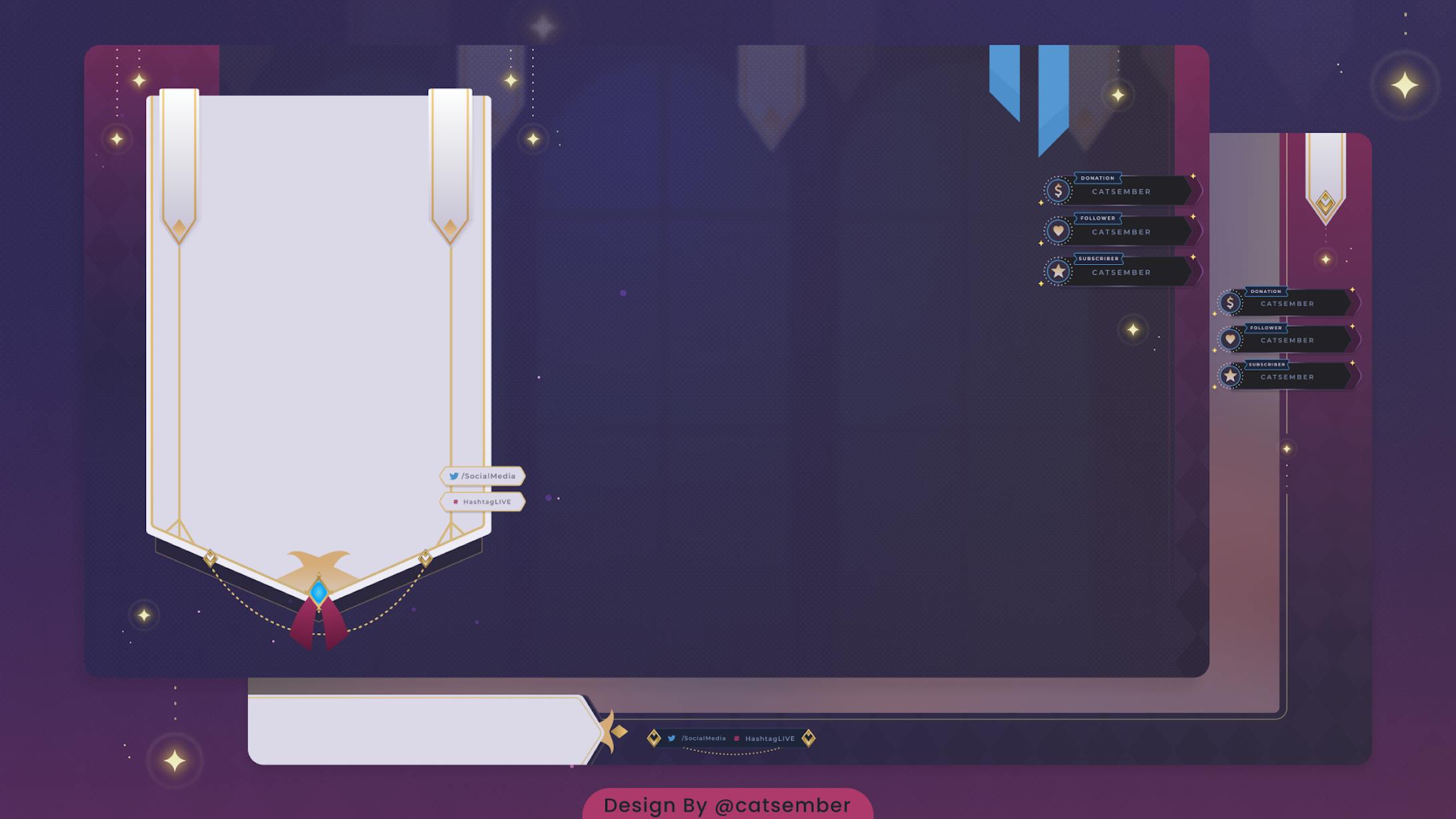 VTuber Overlays Desgin