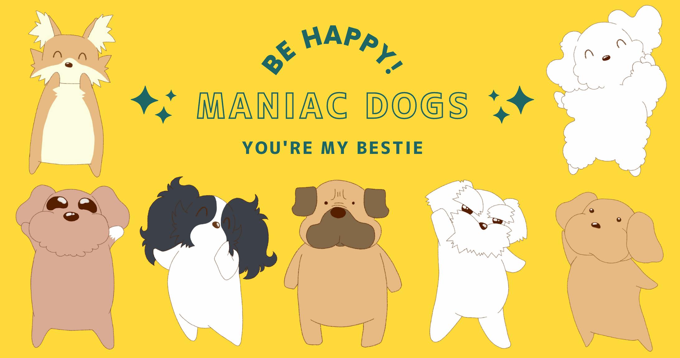 カトラリーケース用 MANIAC DOGS