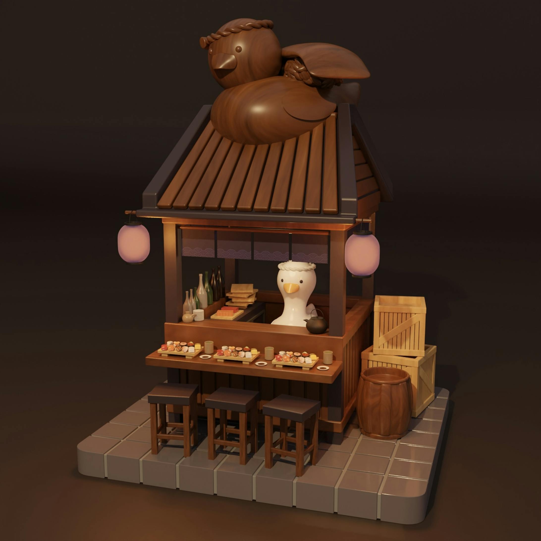 duck sushi restaurant