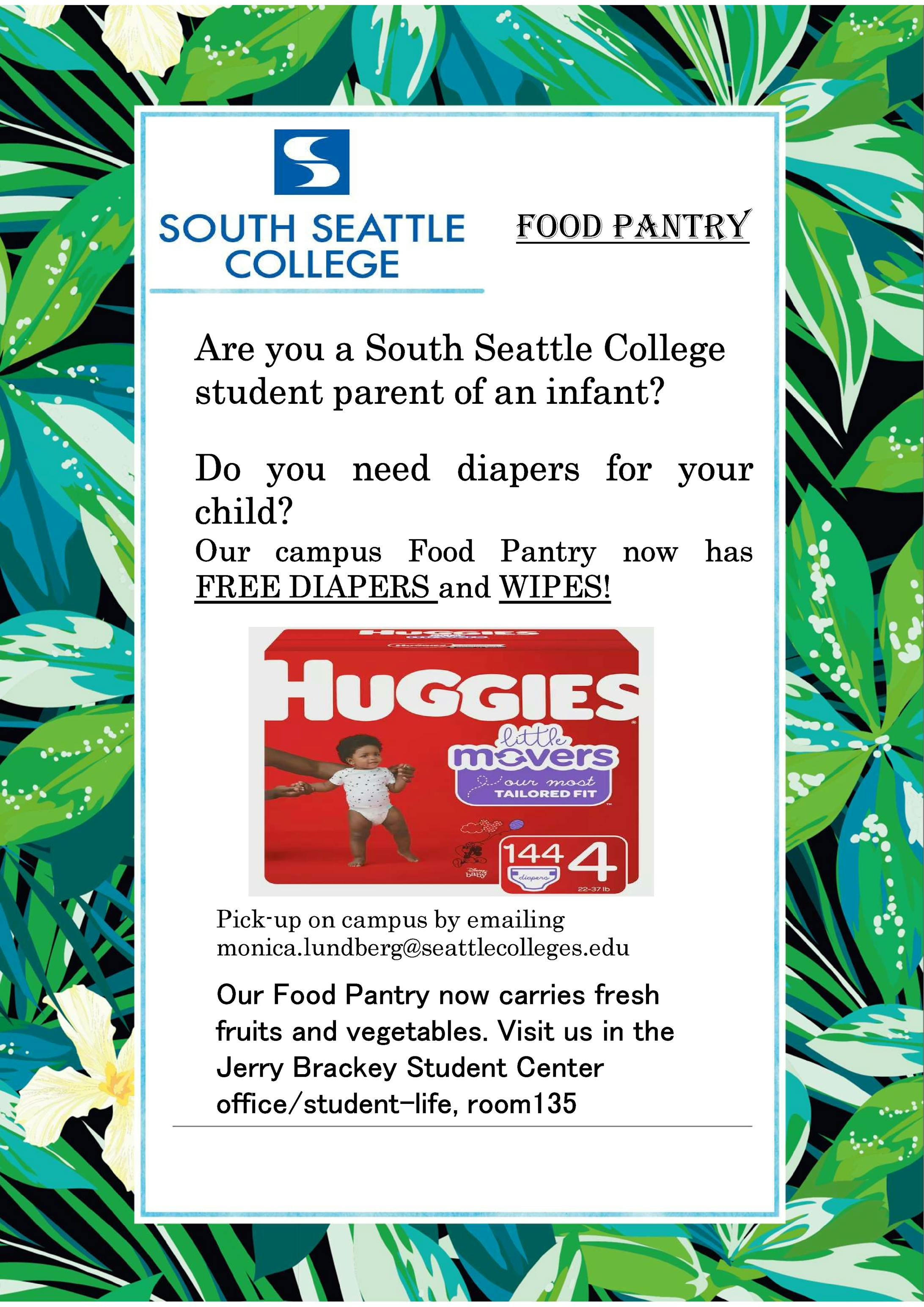 Food bank flyer