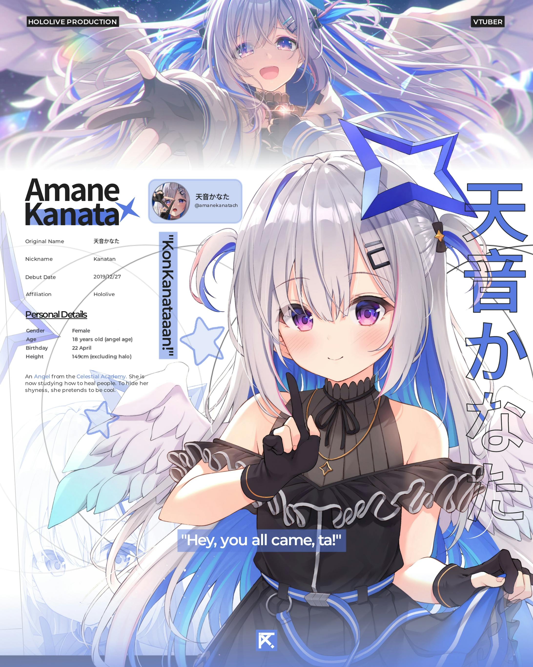 [ POSTER ] Kanata Amane - Hololive