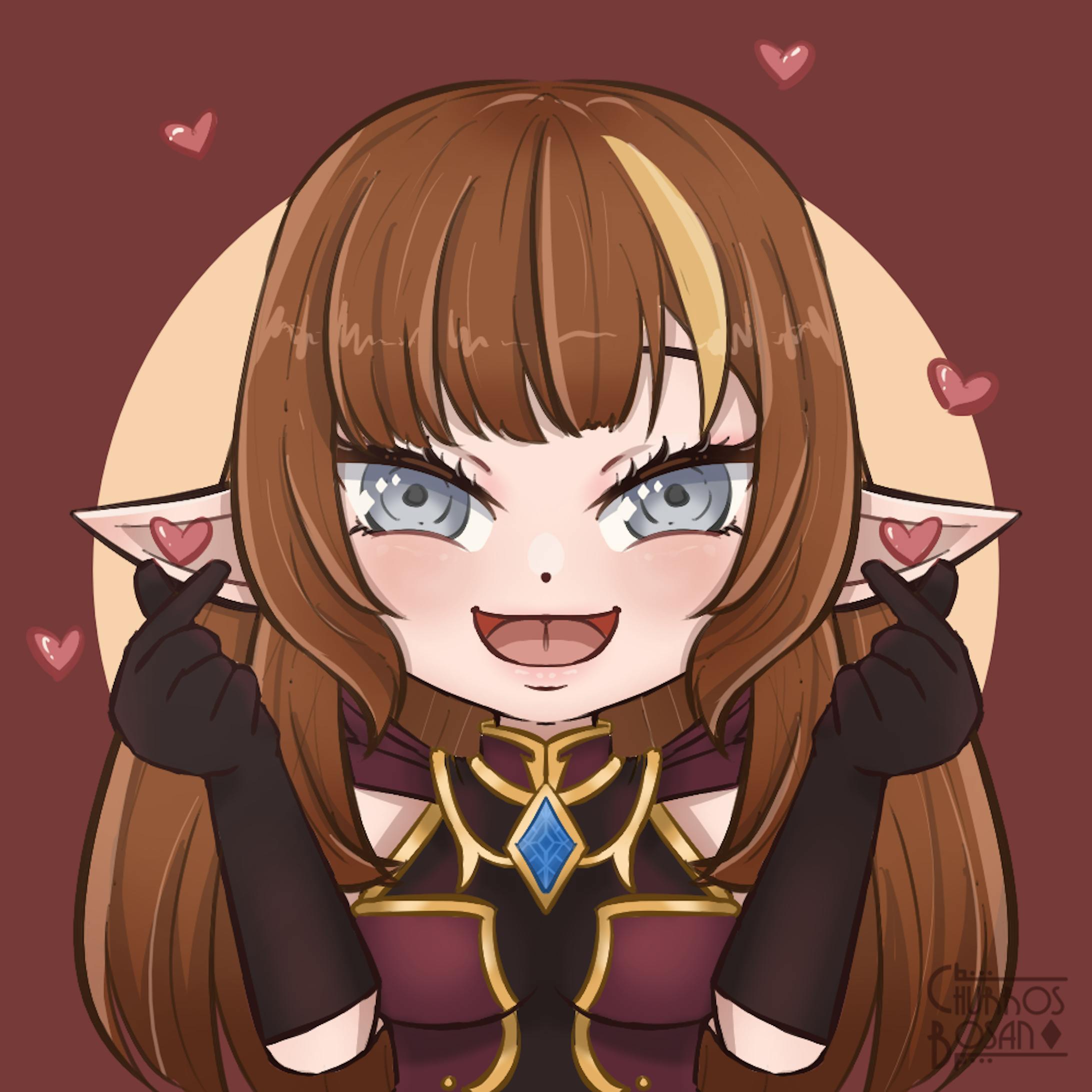 Semi Chibi Halfbody for Yuzuki Scarlet