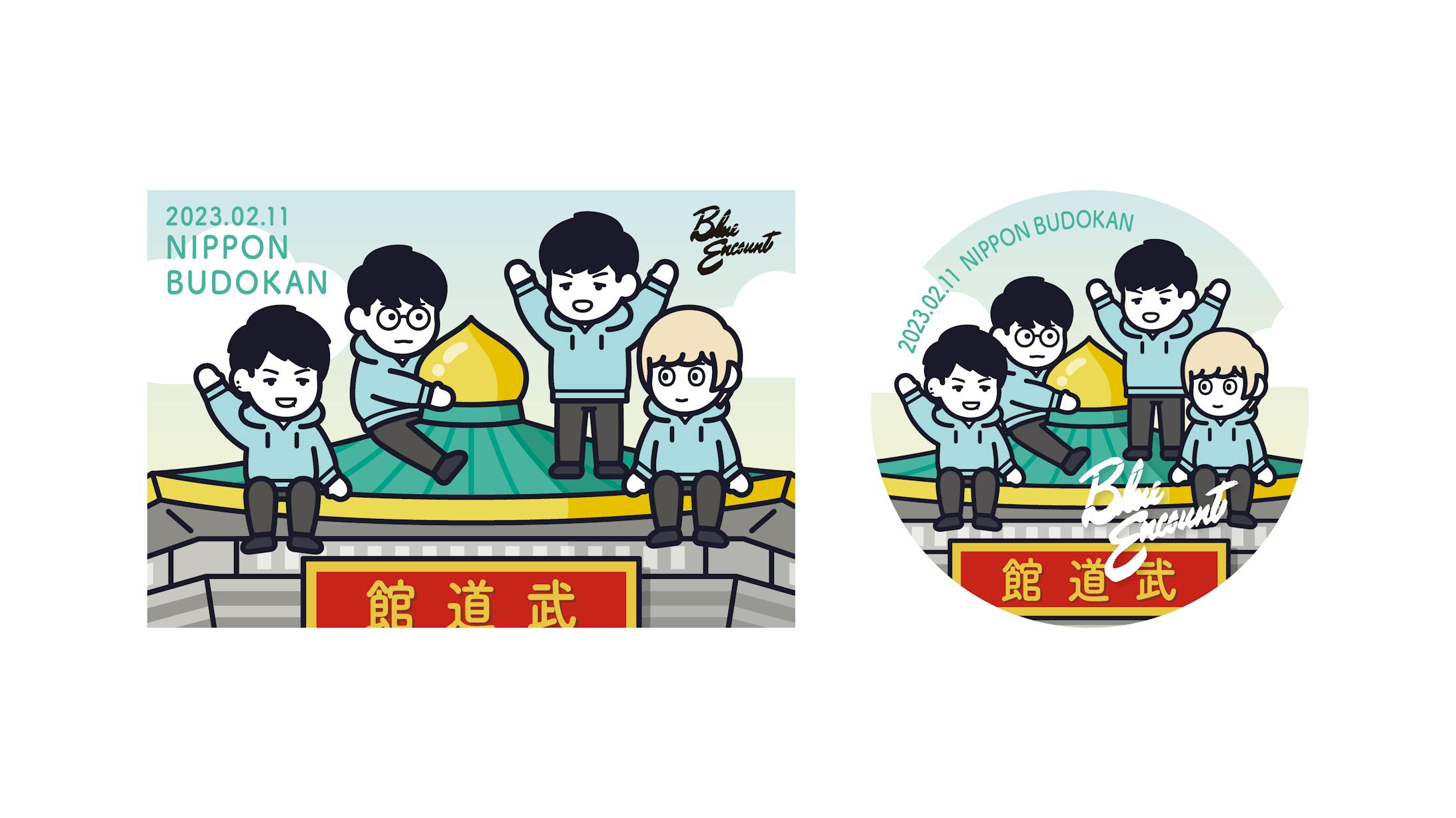 BLUE ENCOUNT 武道館グッズイラスト制作