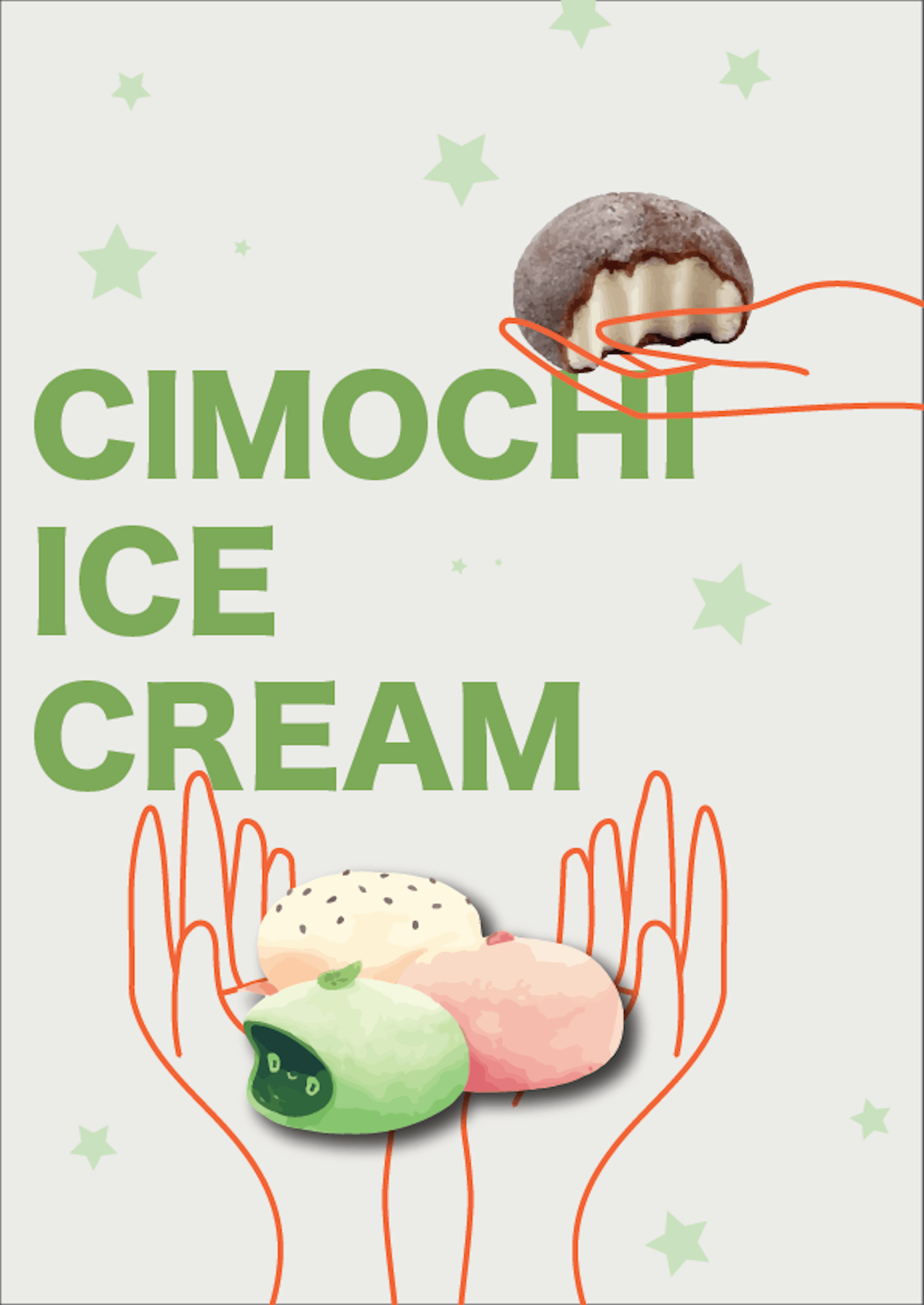 Poster Makanan Mochi