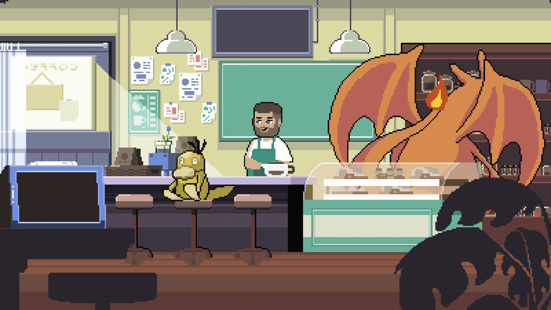 Allanpeyro pokemon animated loop scene 2