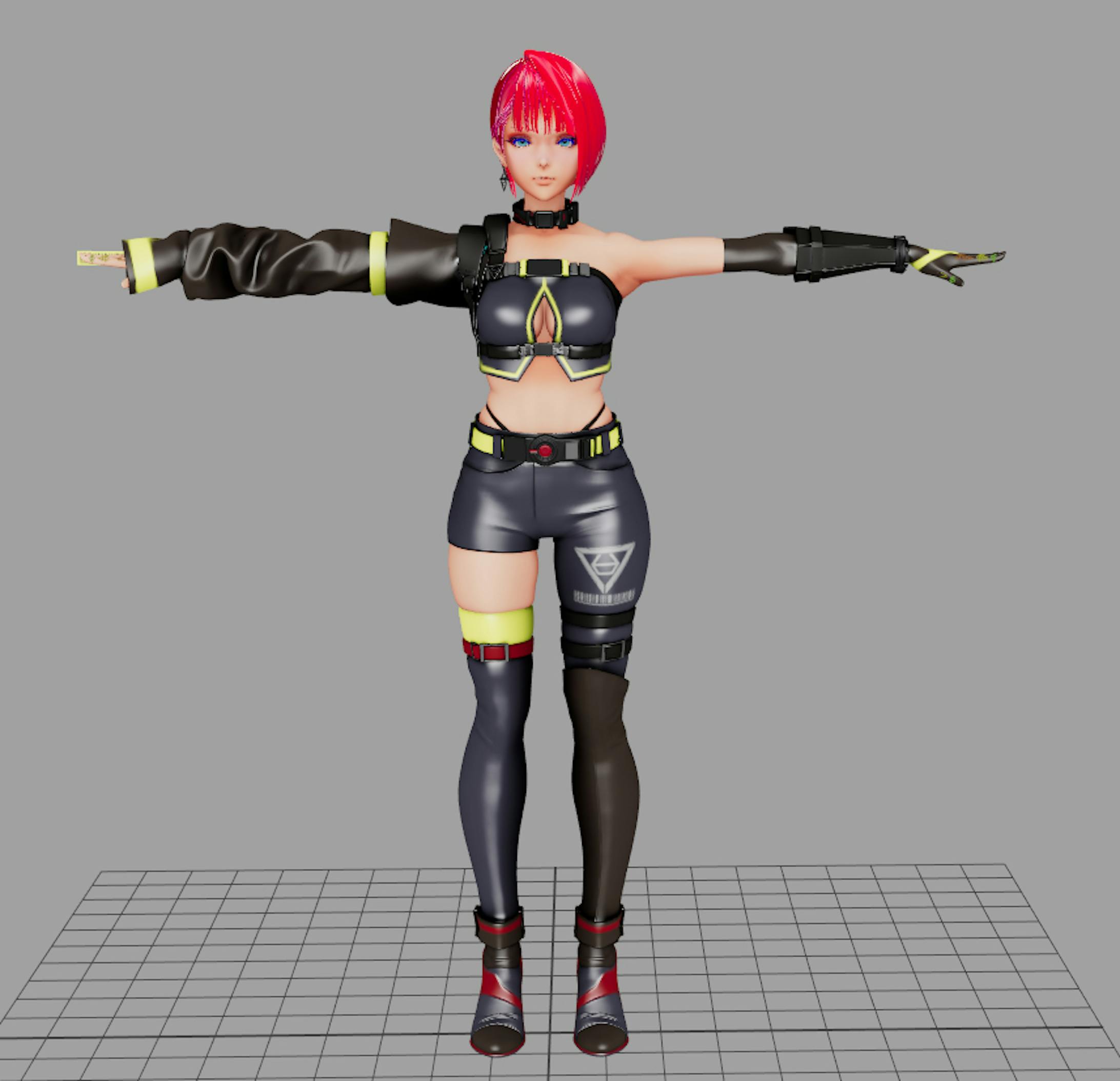 3DCG Dance Studio ACT キャラクターモデル