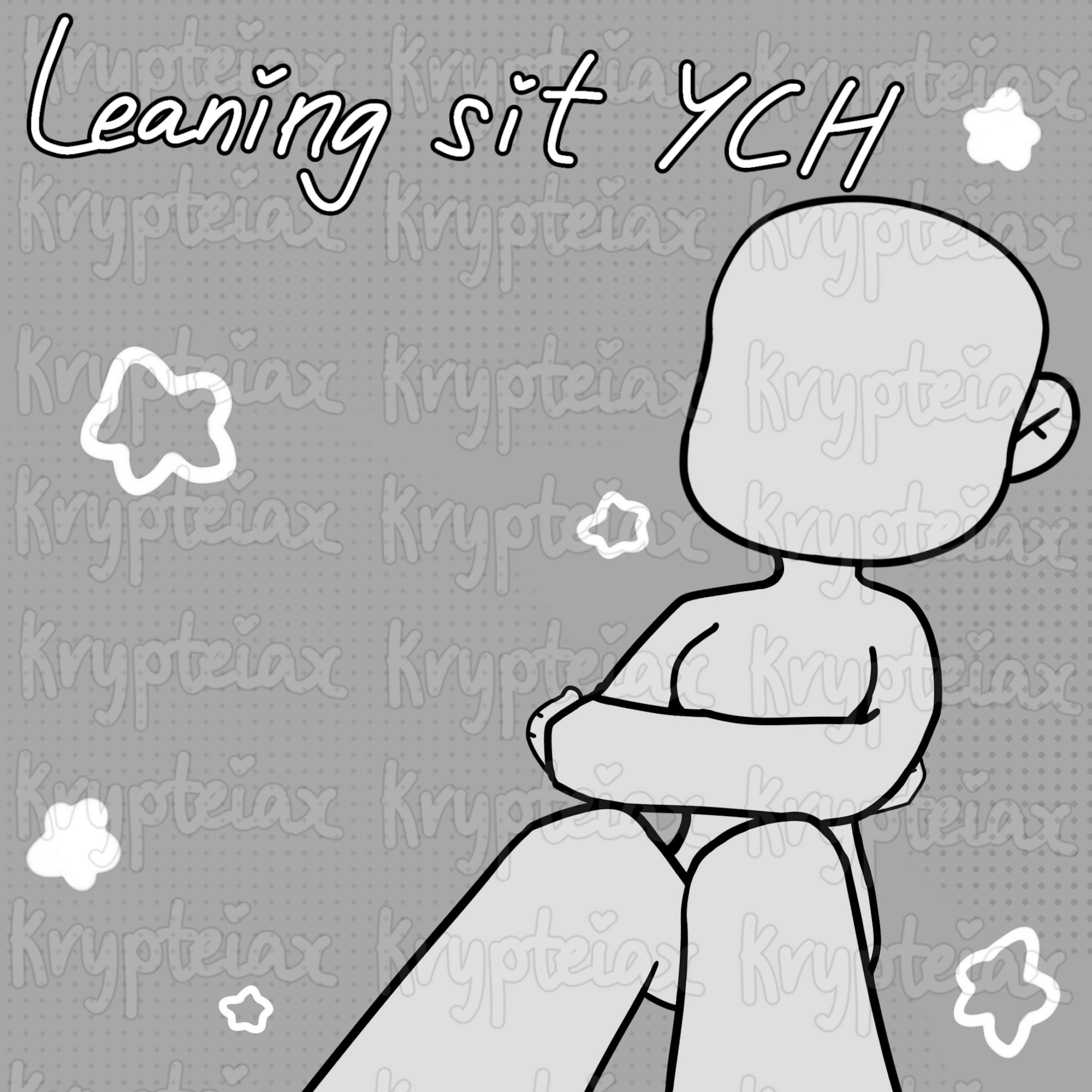 leaning sit YCH + examples