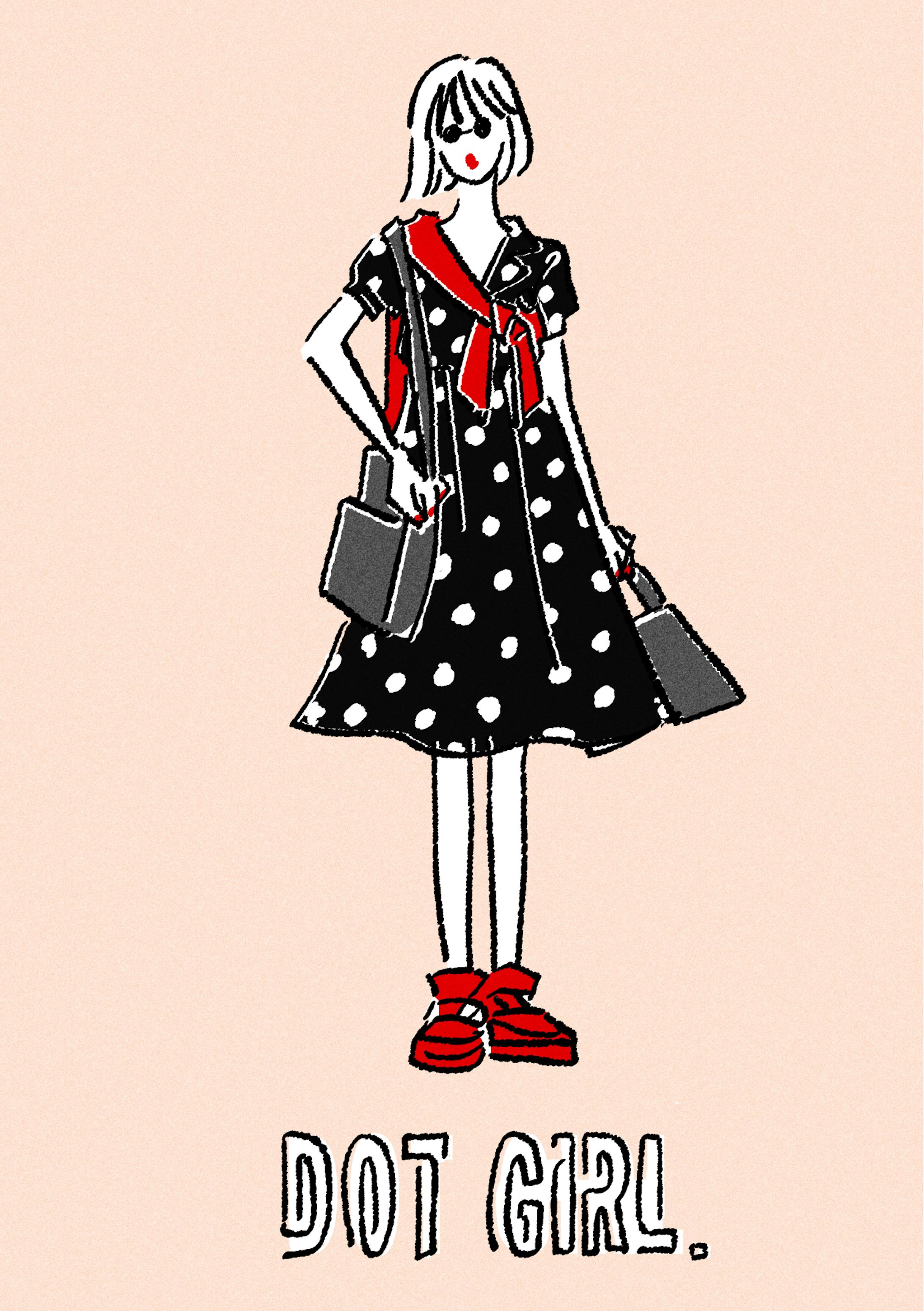 DOT GIRL & STRIPED GIRL