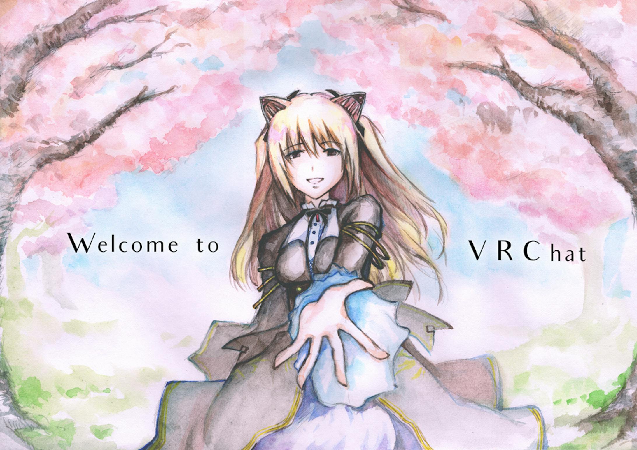 Welcome to VRChat ポスター