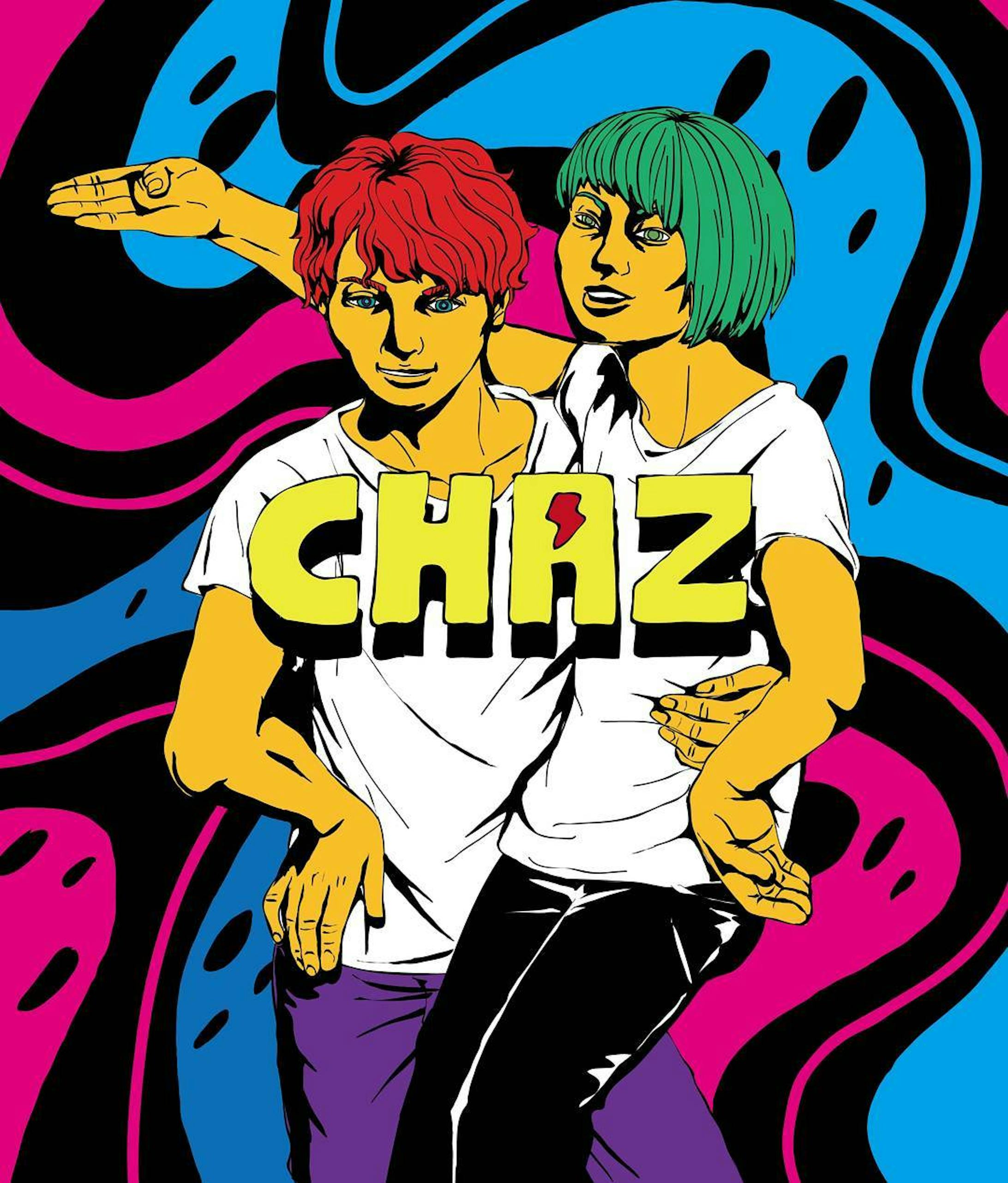 Chaz カラフル イラスト バンド Cheblo 