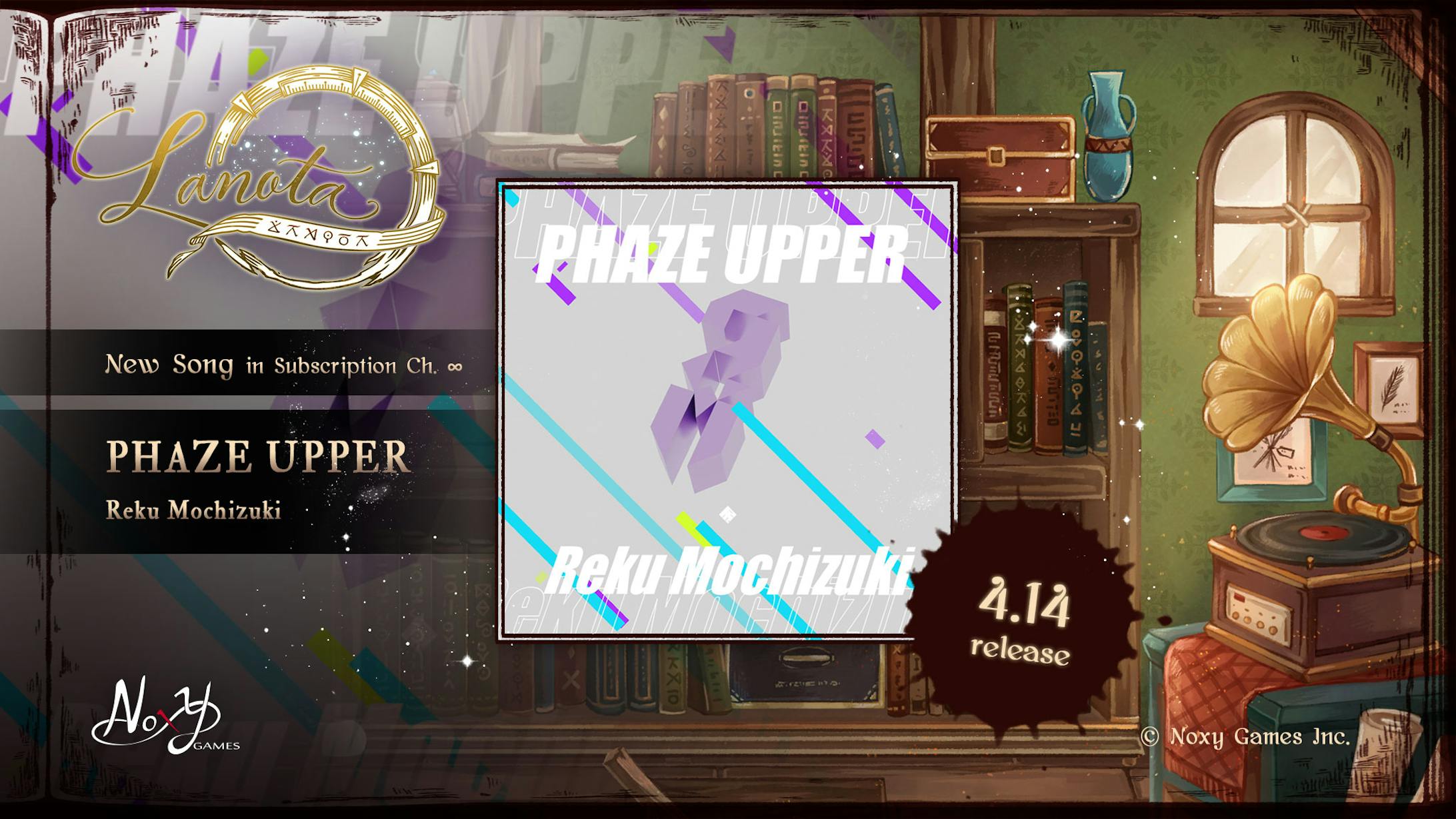 Noxy Games様『Lanota』楽曲提供