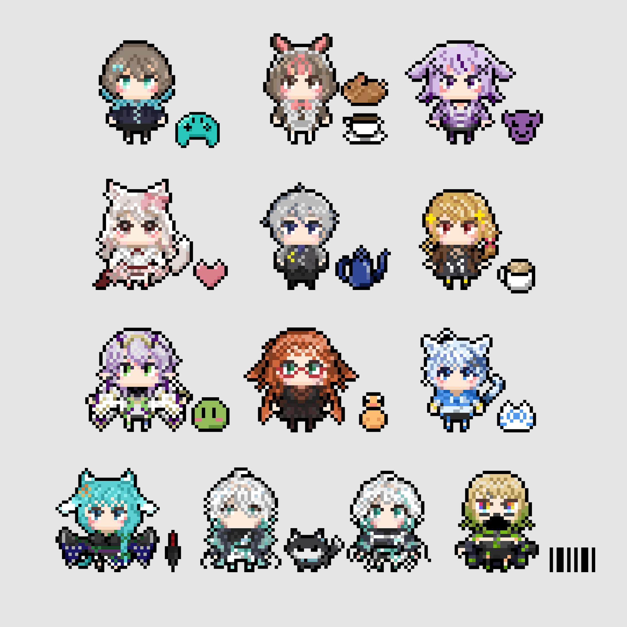 Vtuber Pixel Art