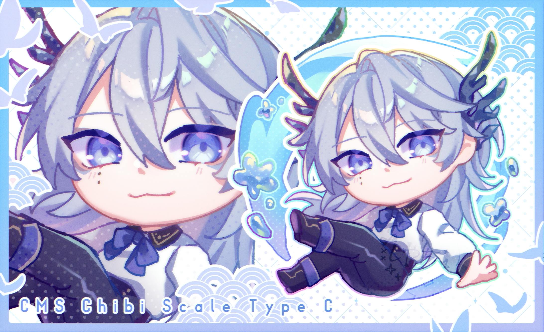 Commission Chibi Type C - Aruna Shuun
