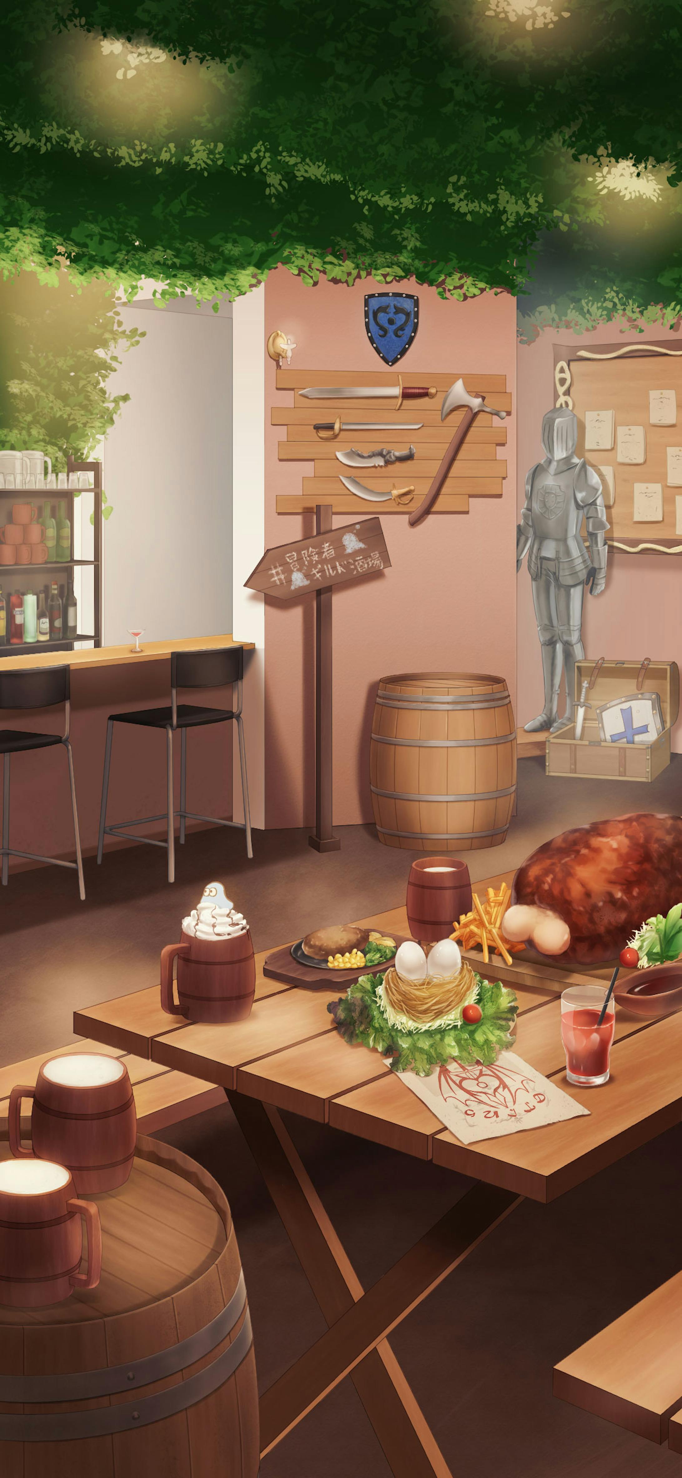 IRIAM配信用背景