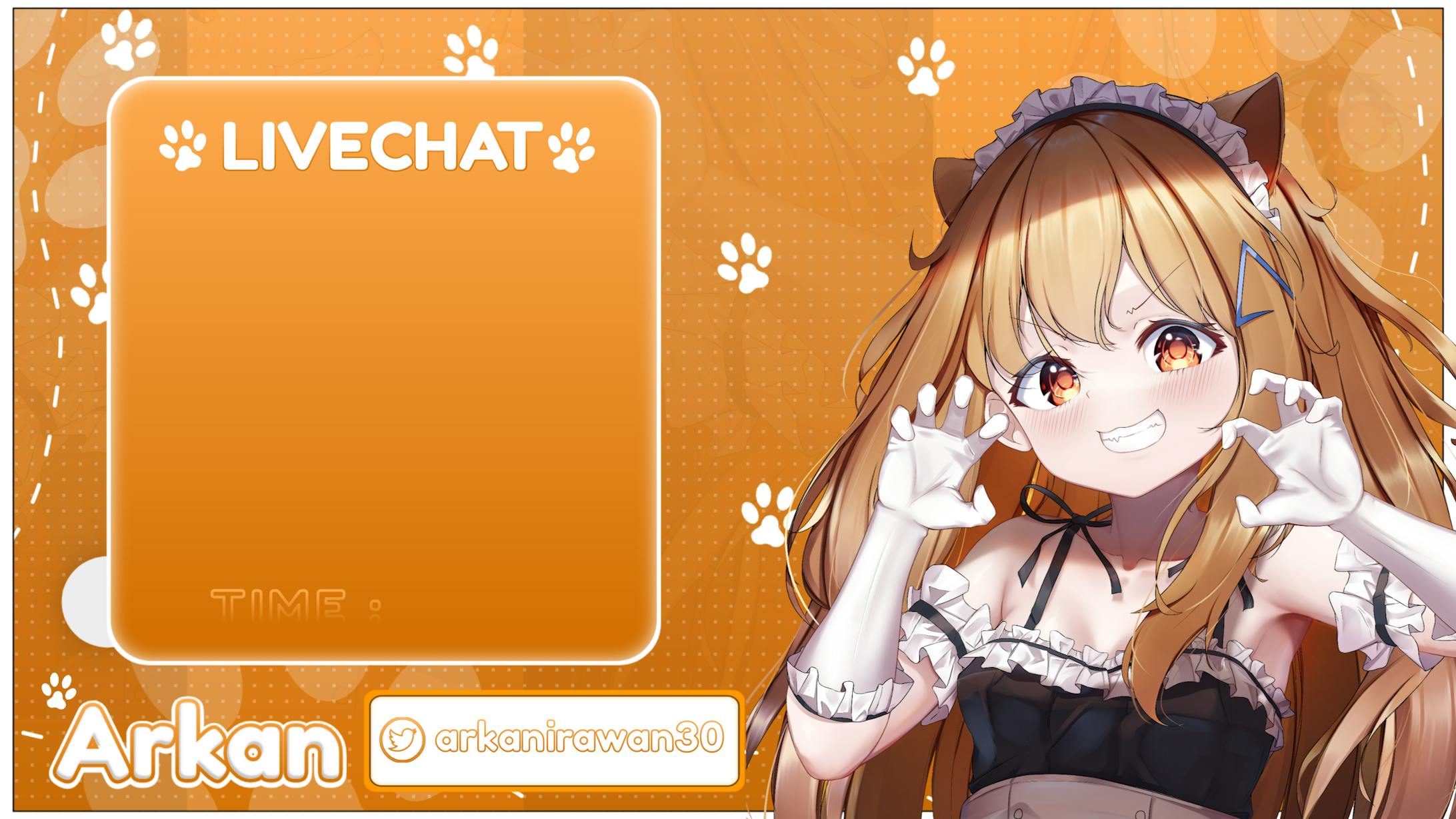 Vtuber overlay