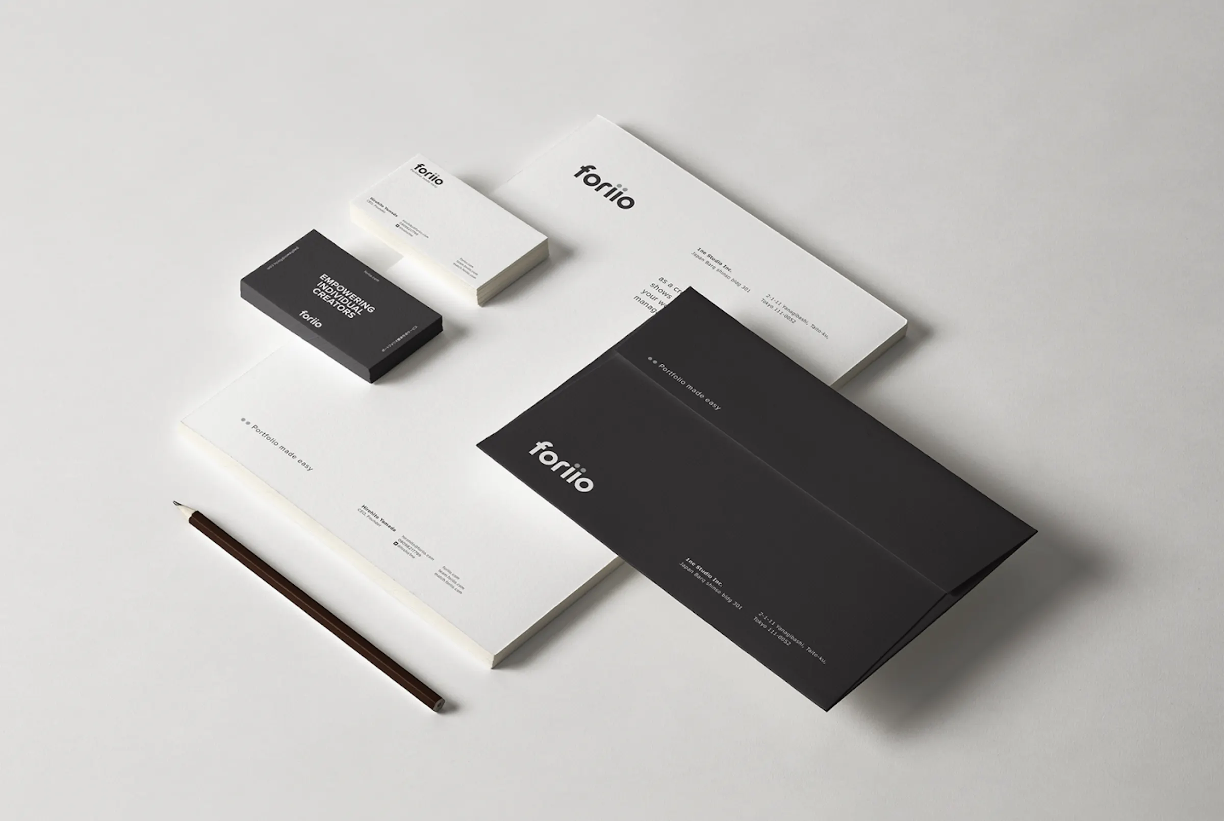 foriio Logo & Corporate identity