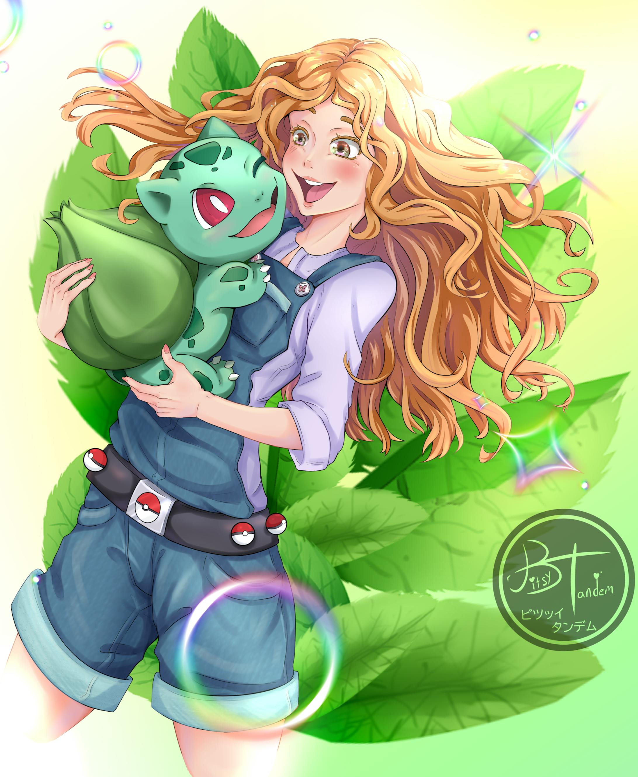 Pokémon Trainer and Bulbasaur
