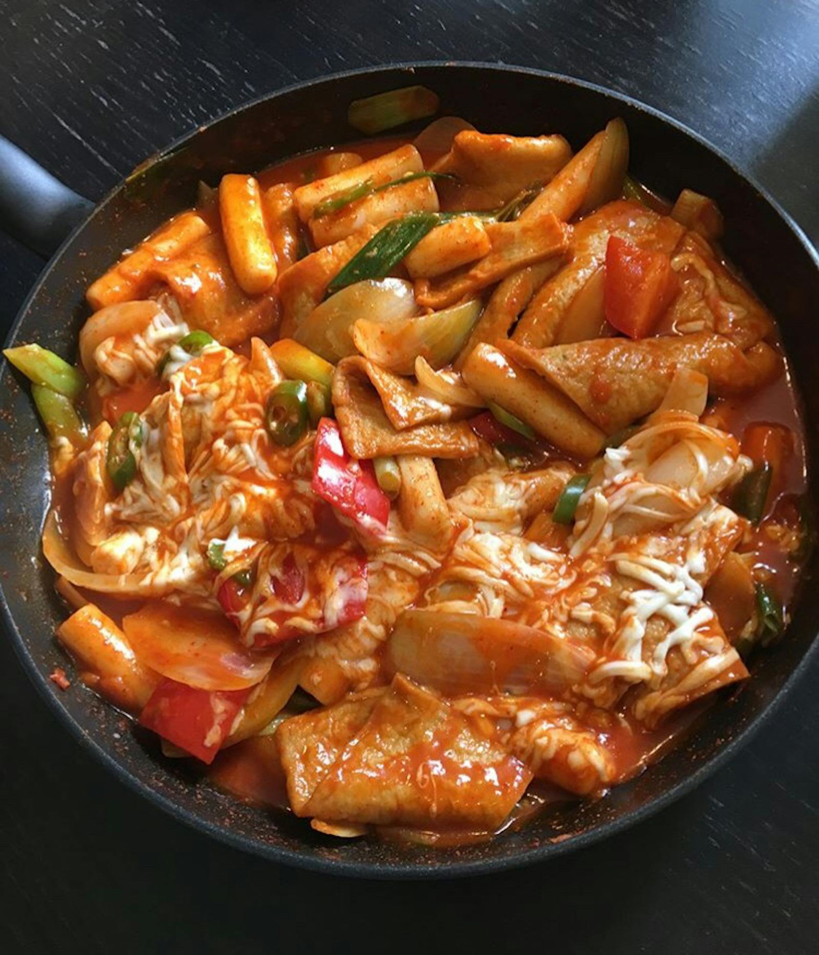 Korean Cheese Tokpokki