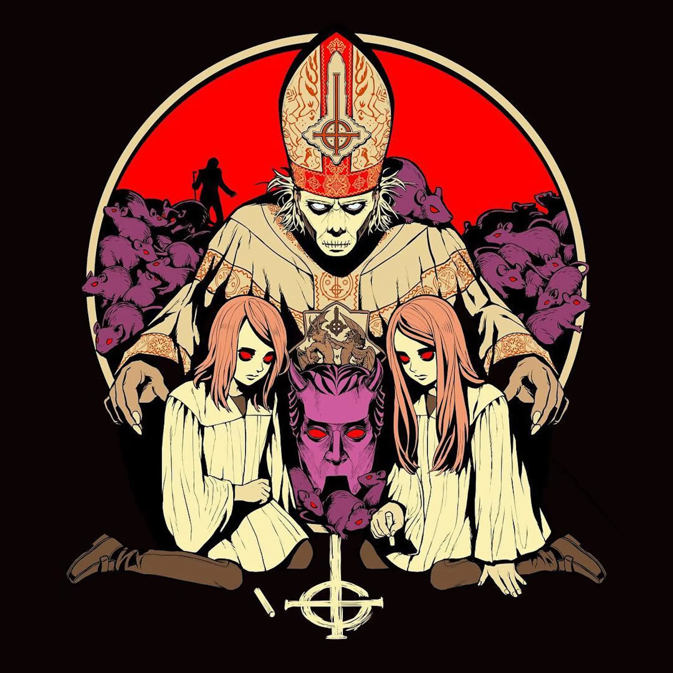 merch designs for GHOST