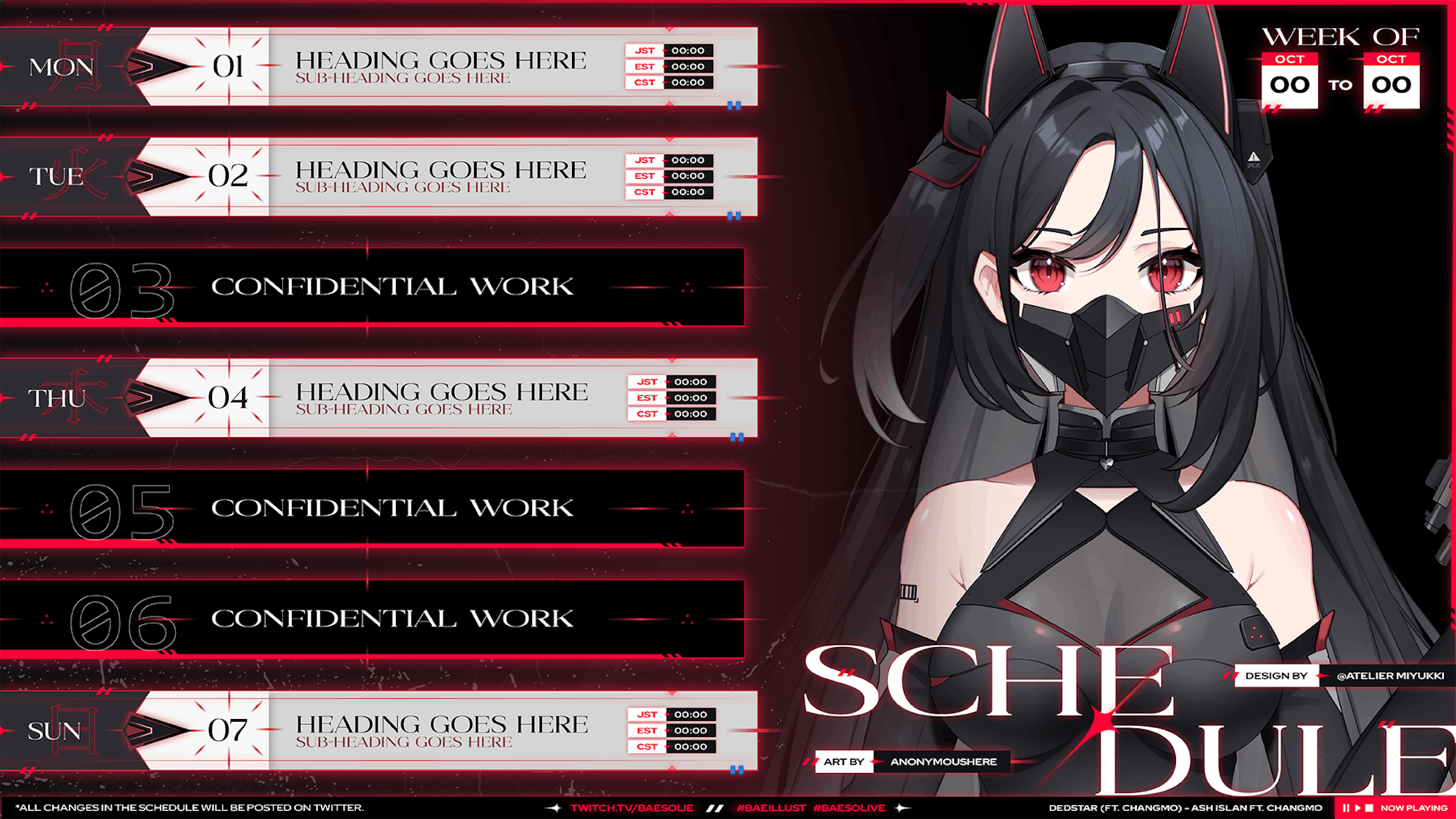 Solie Schedule Commission