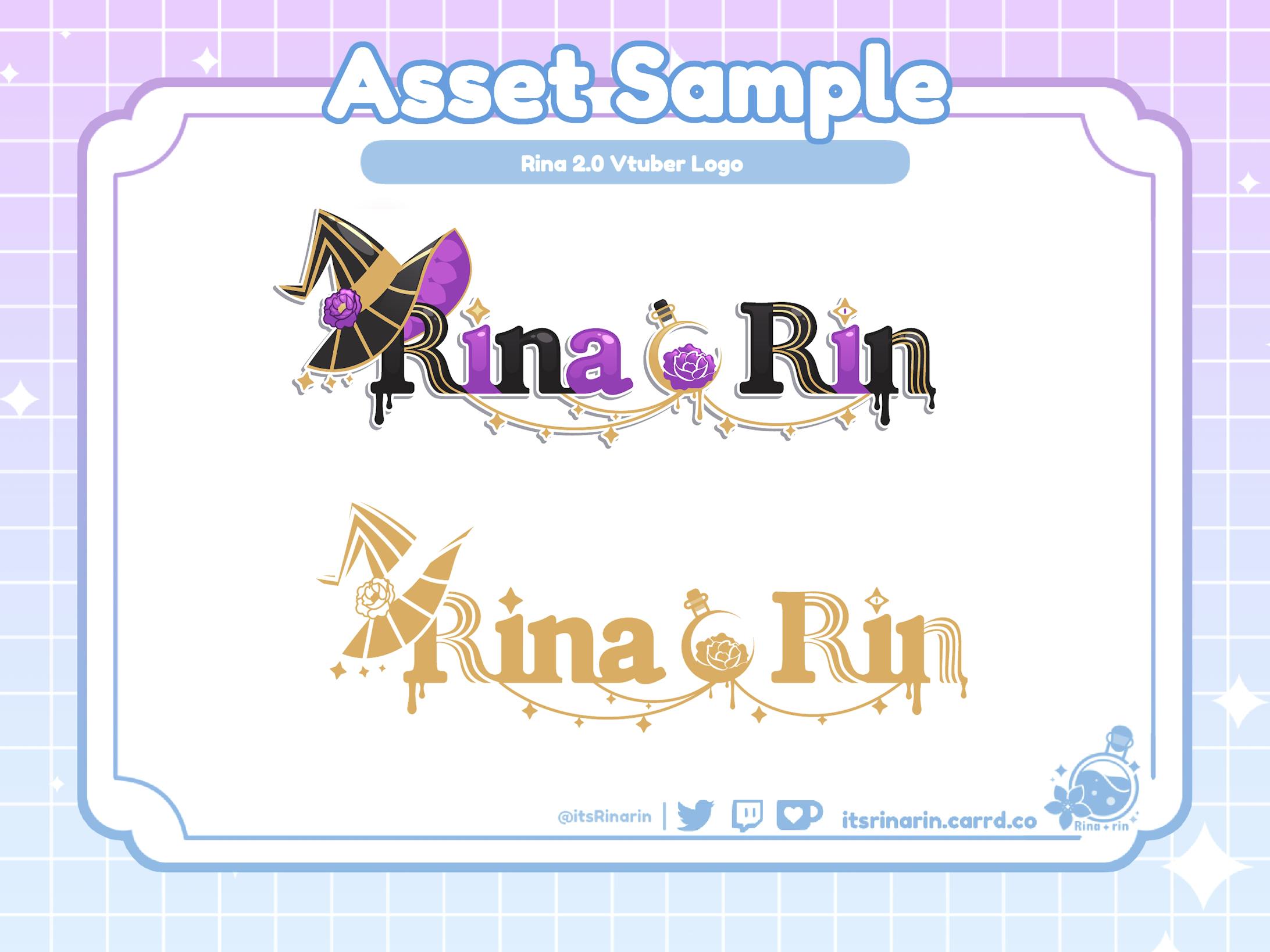 Rina 2.0 Vtuber Logo
