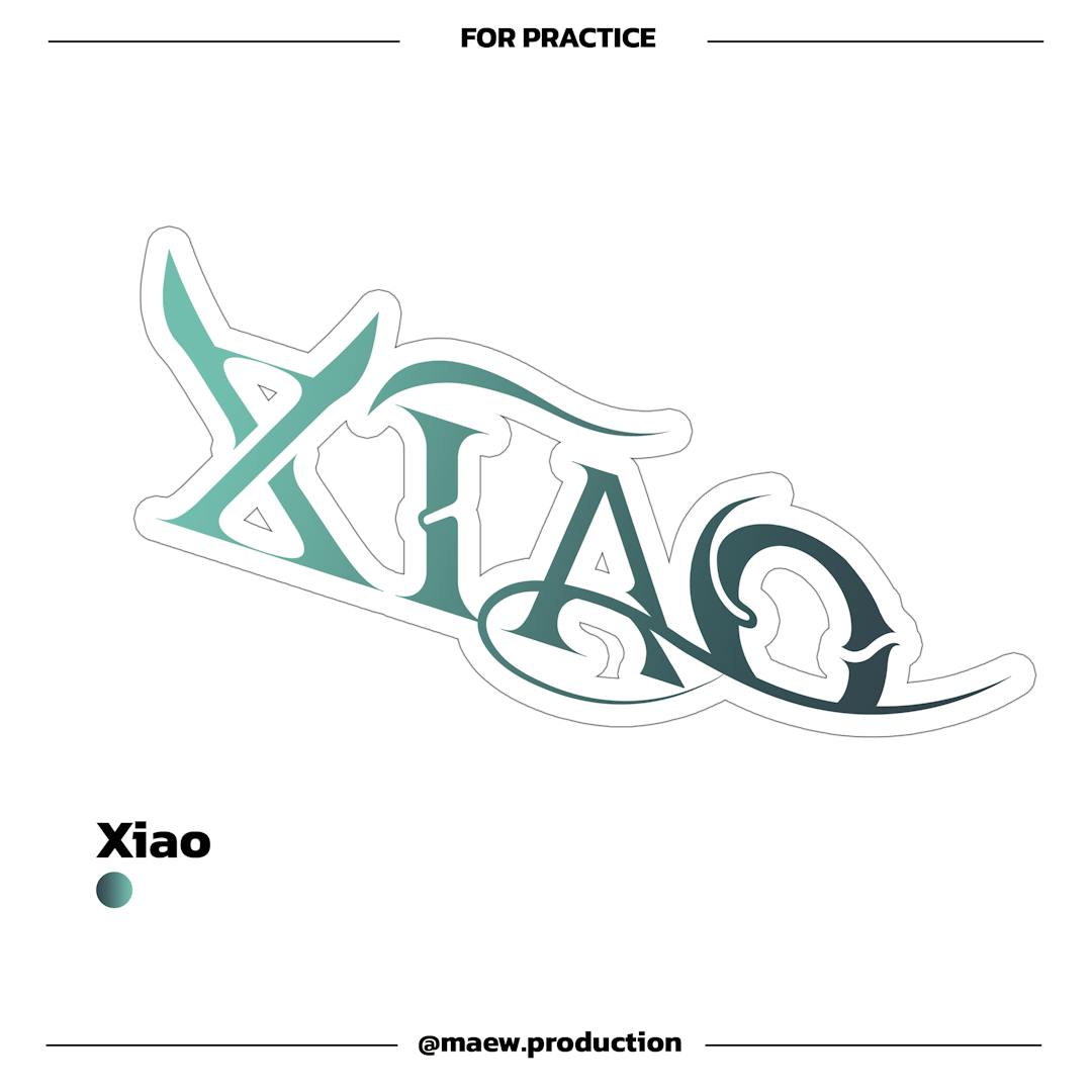 Xiao | ★ Logo ★ (Inspired by Xiao from Genshin Impact)