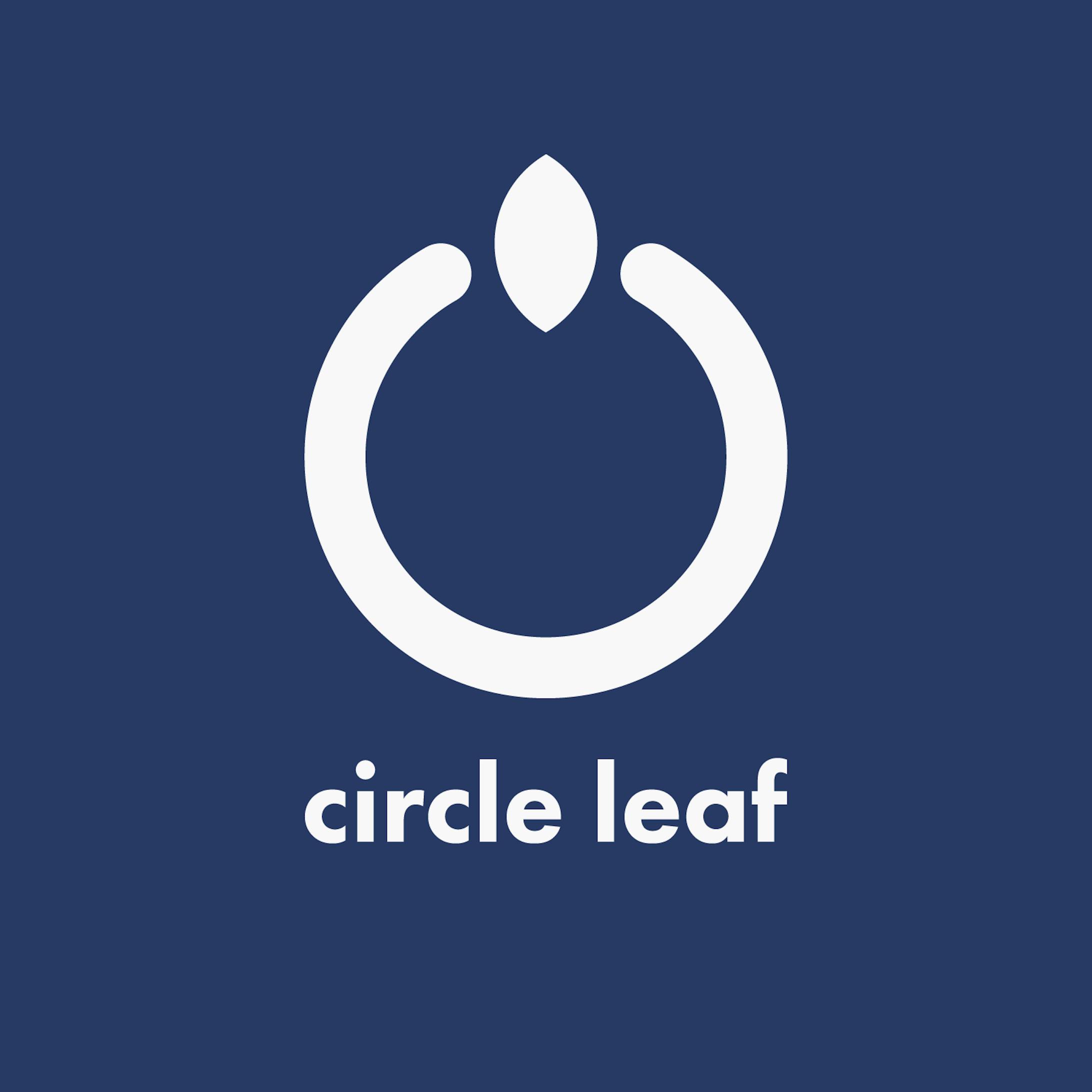 circle leaf logo