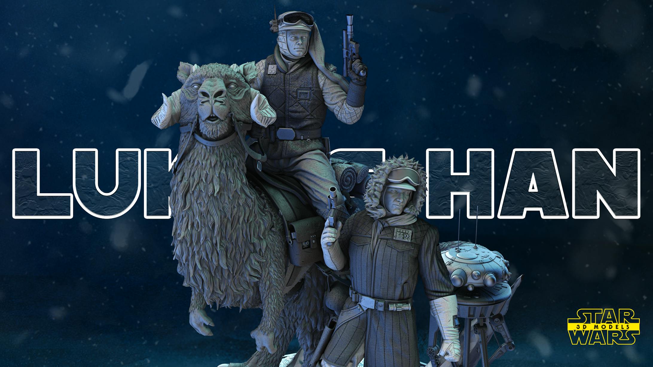 Han Solo & Luke Hoth Scene