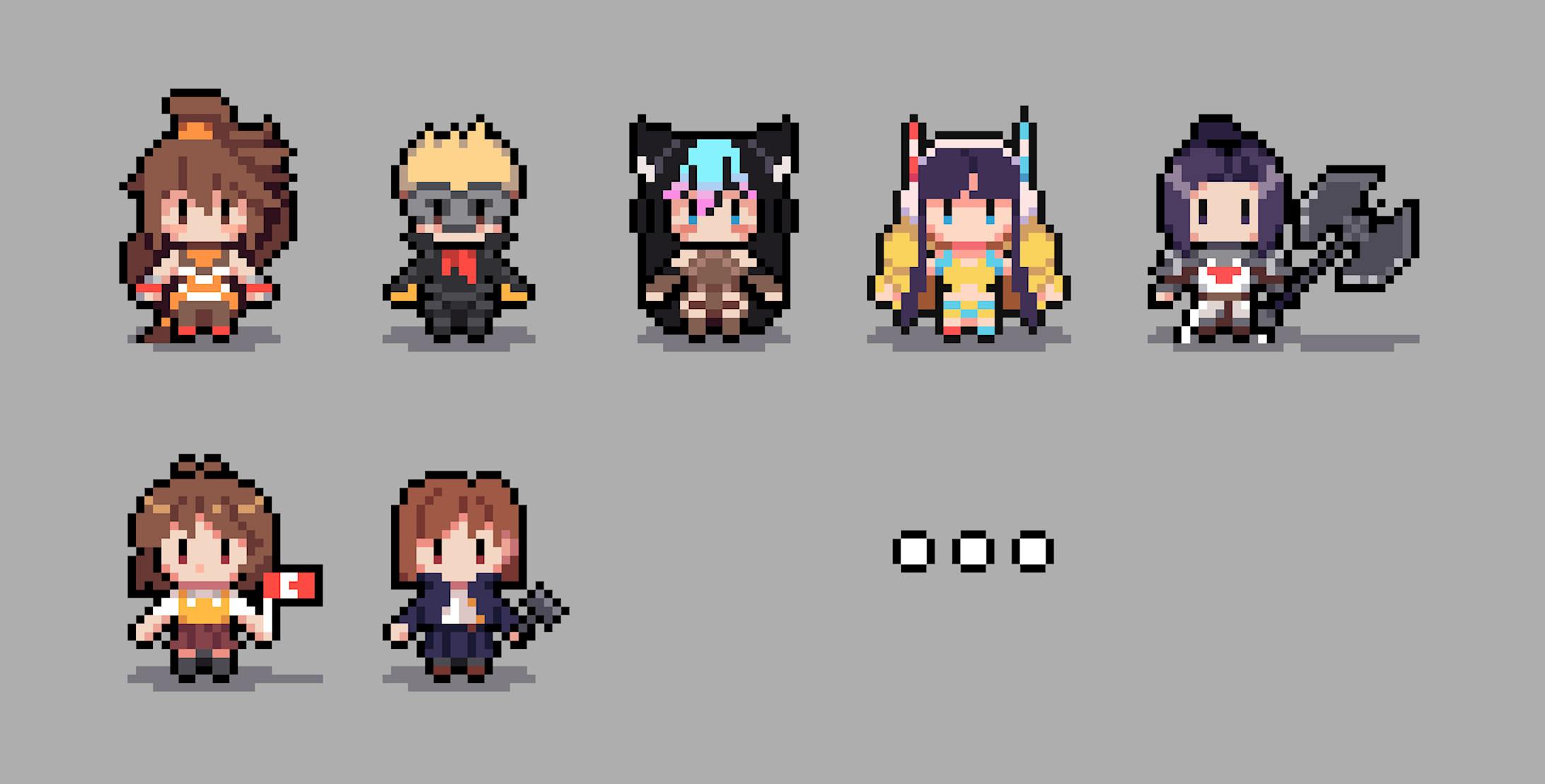 Pixelart character fanart