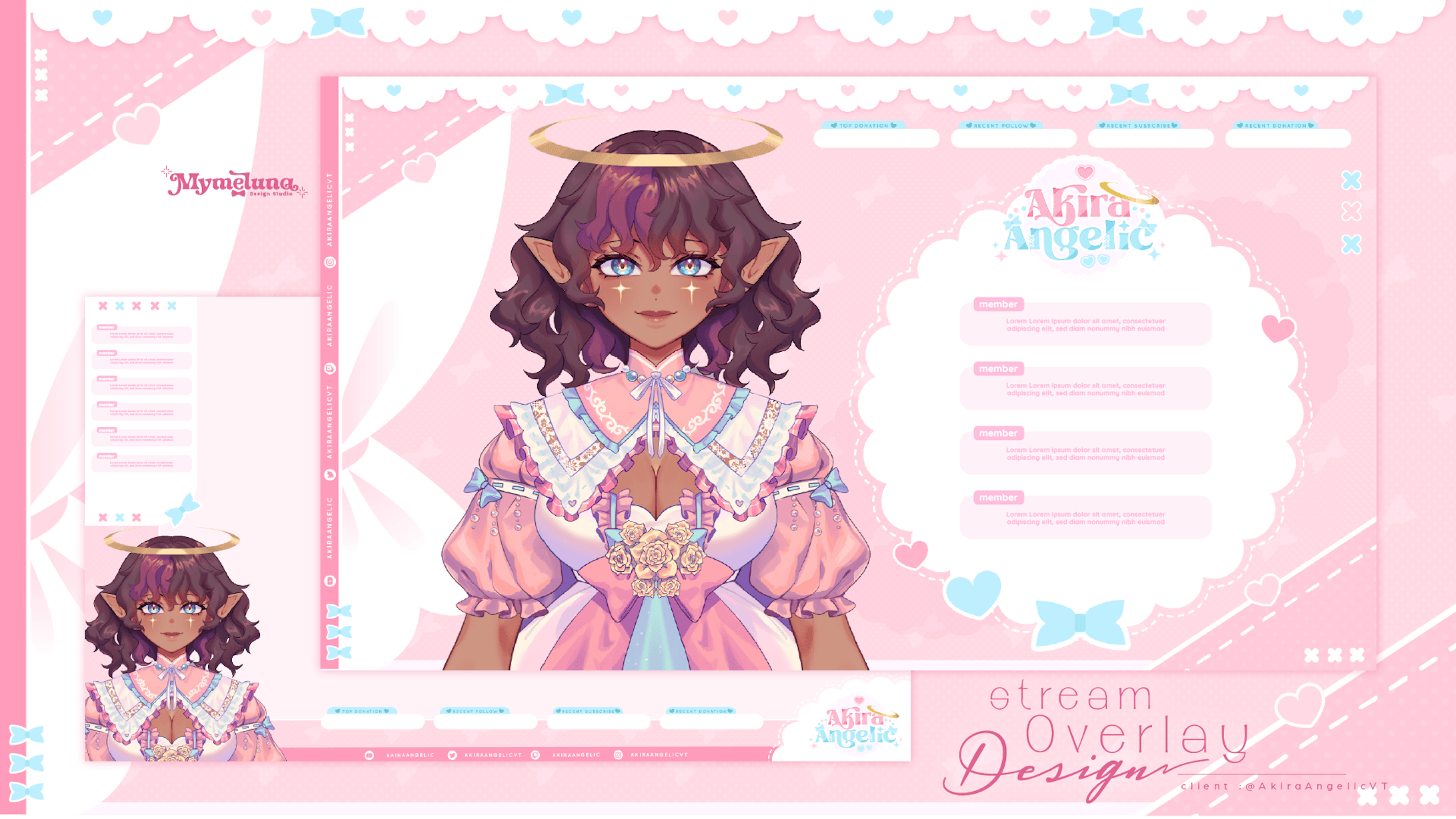 Akira Angelic Stream Overlays