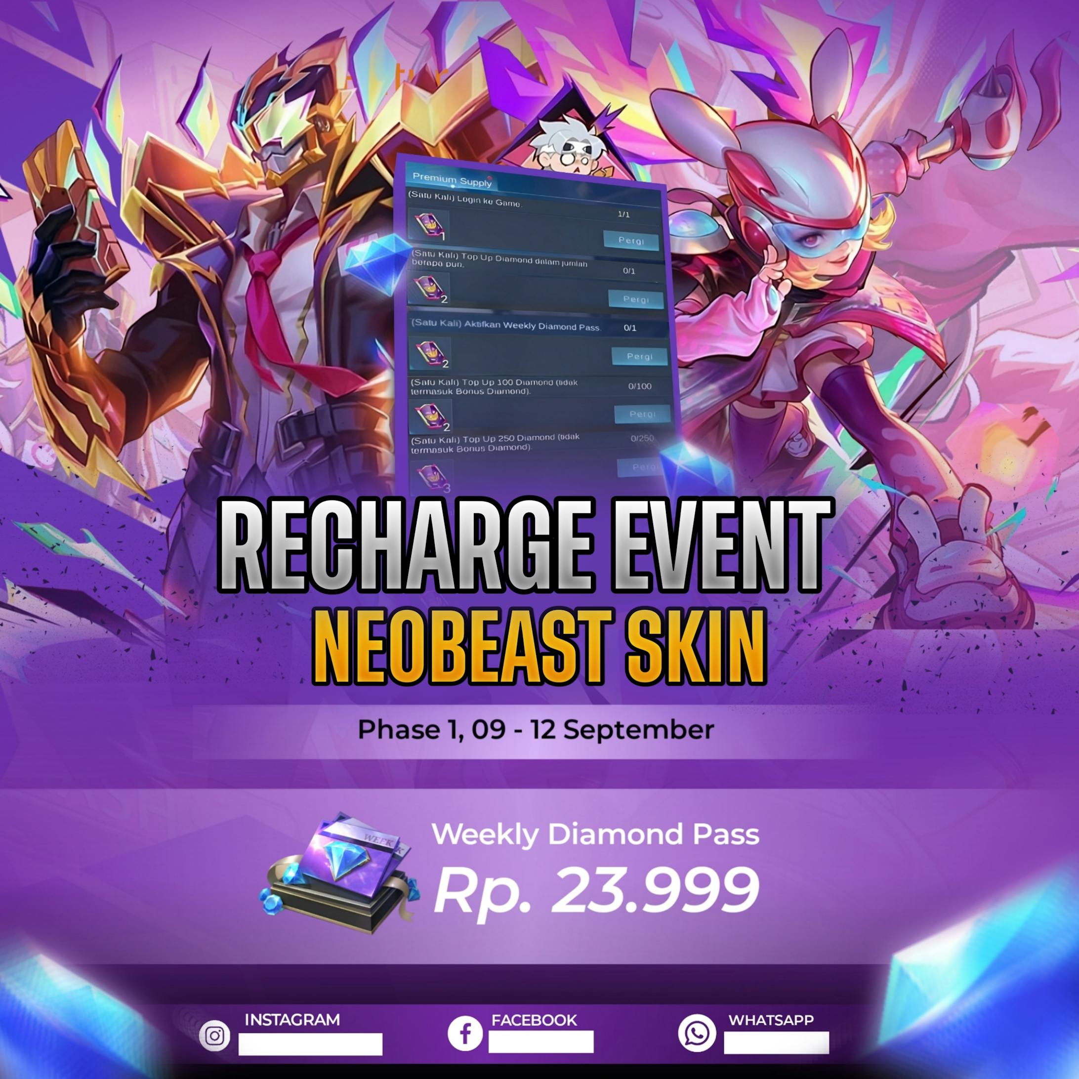 [ Poster ] Recharge Event Neo beast