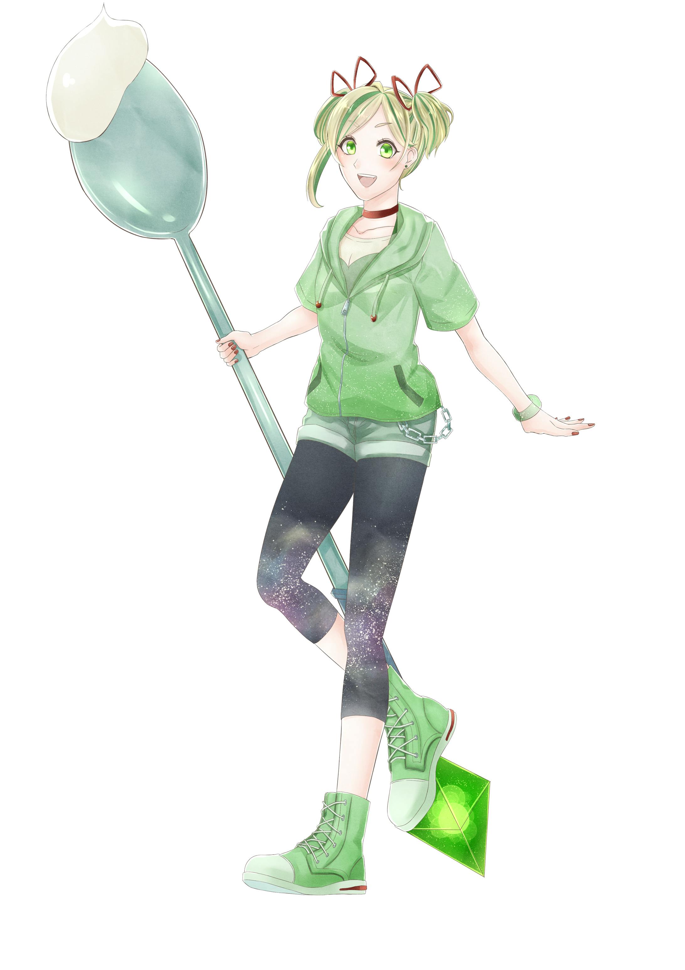 メロンソーダ擬人化(女)