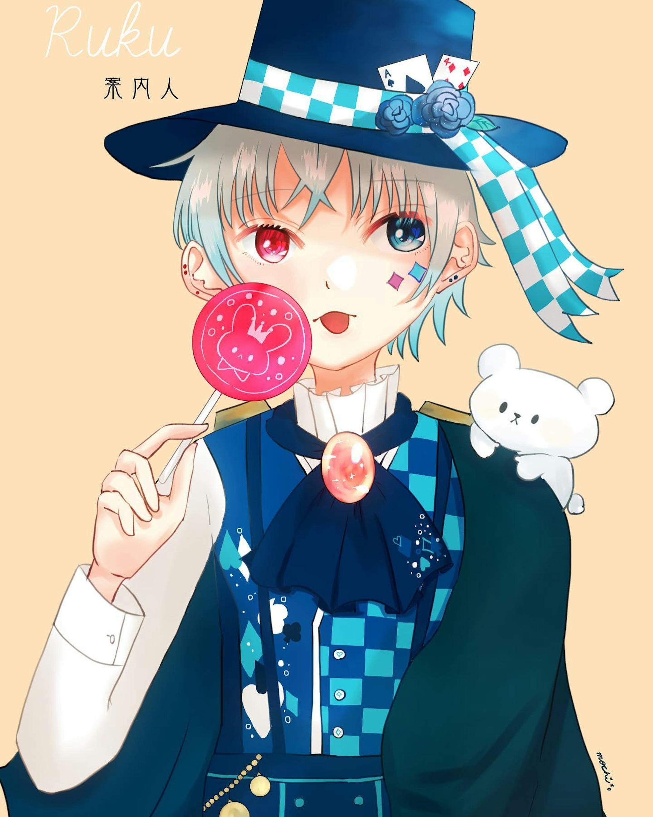 創作キャラクター② RUKU(たぶん15) SEIRAの弟的存在 一緒に案内人の仕事をしている。 SEIRAと団長に唯一心を開いている。 #イラスト #いらすとぐらむ #イラスト練習 #お ...