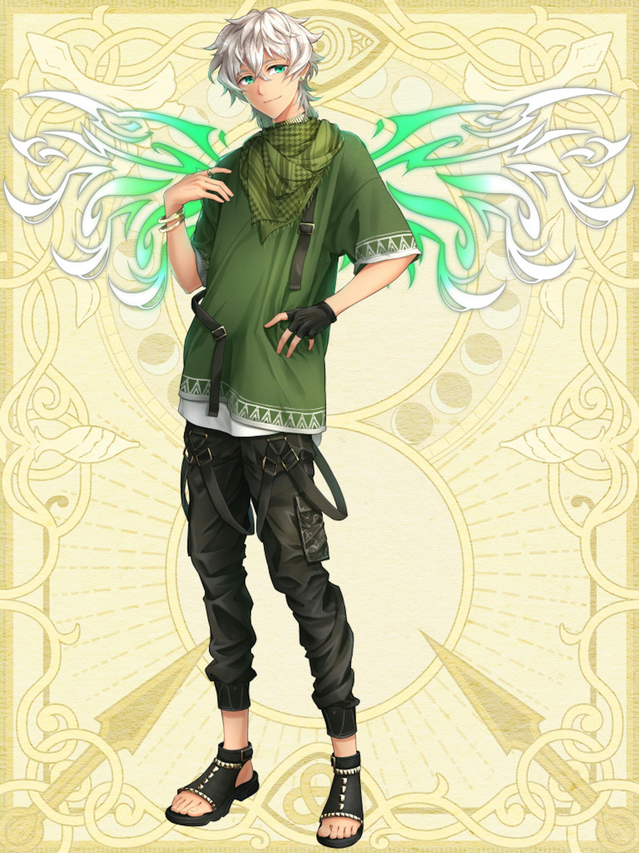 立ち絵デザイン+切り抜きバストアップ