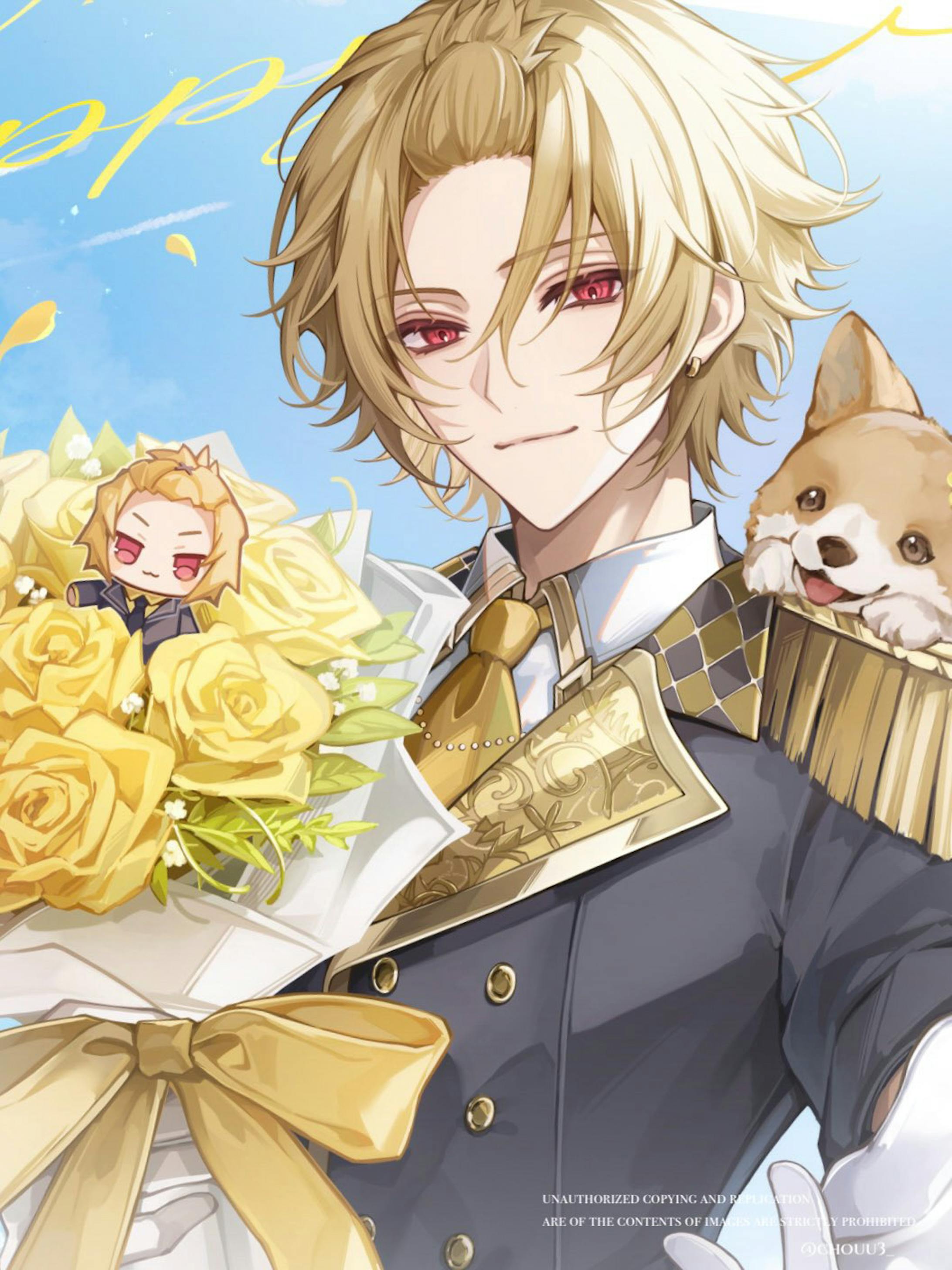 【お手伝い】誕生日記念イラスト NightA-騎士A- そうま様