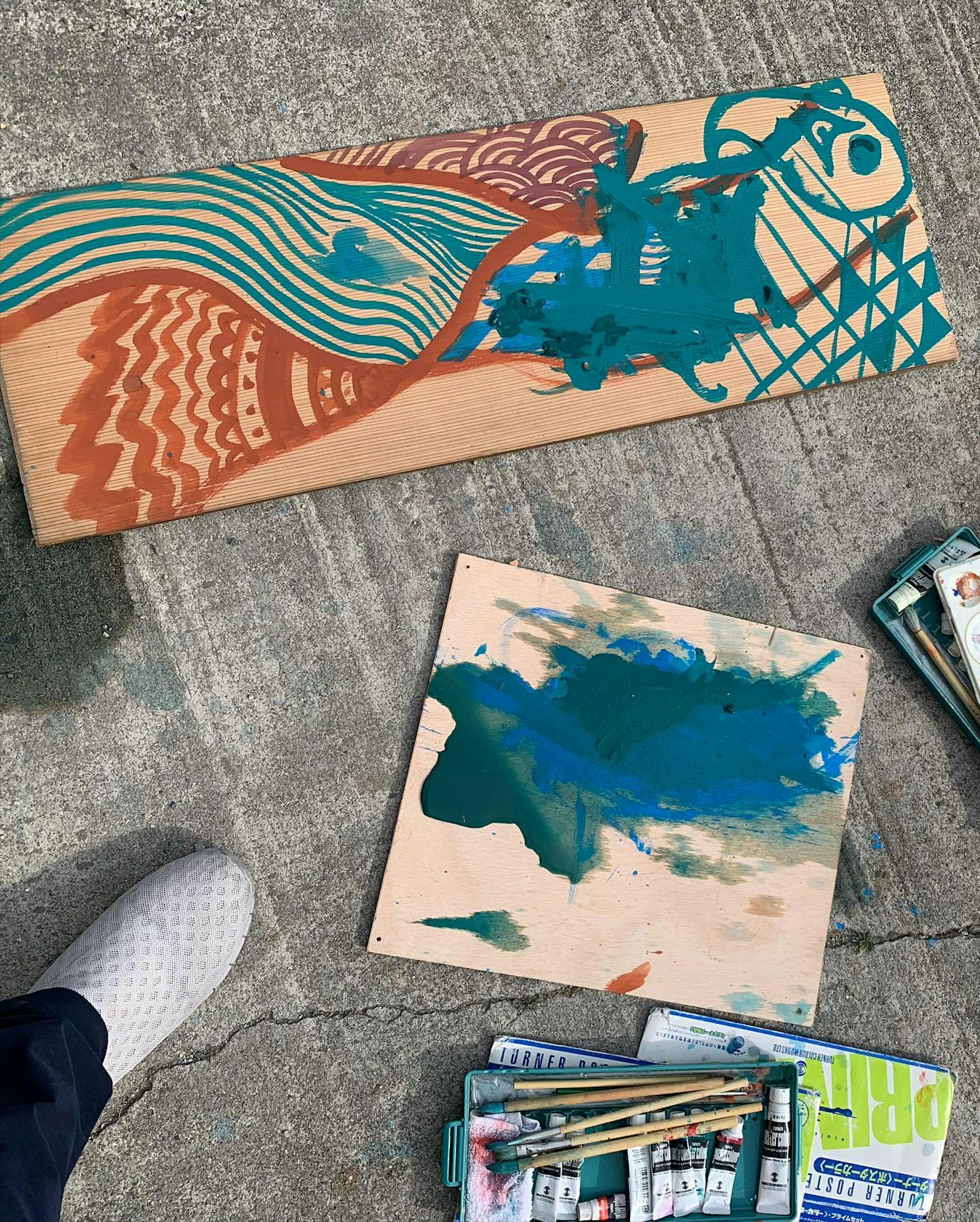 If I think too much, draw pictures.